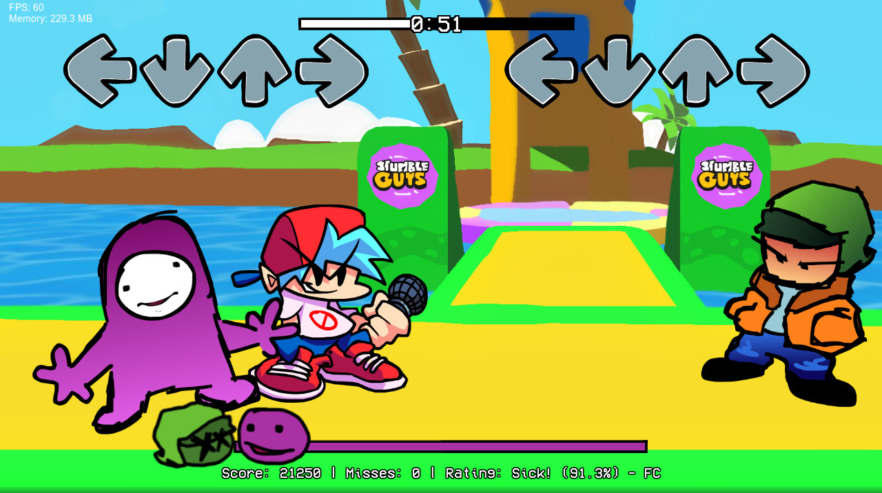 Fallen Night Knockout DEMO Mod for Friday Night Funkin' | FNF Mods