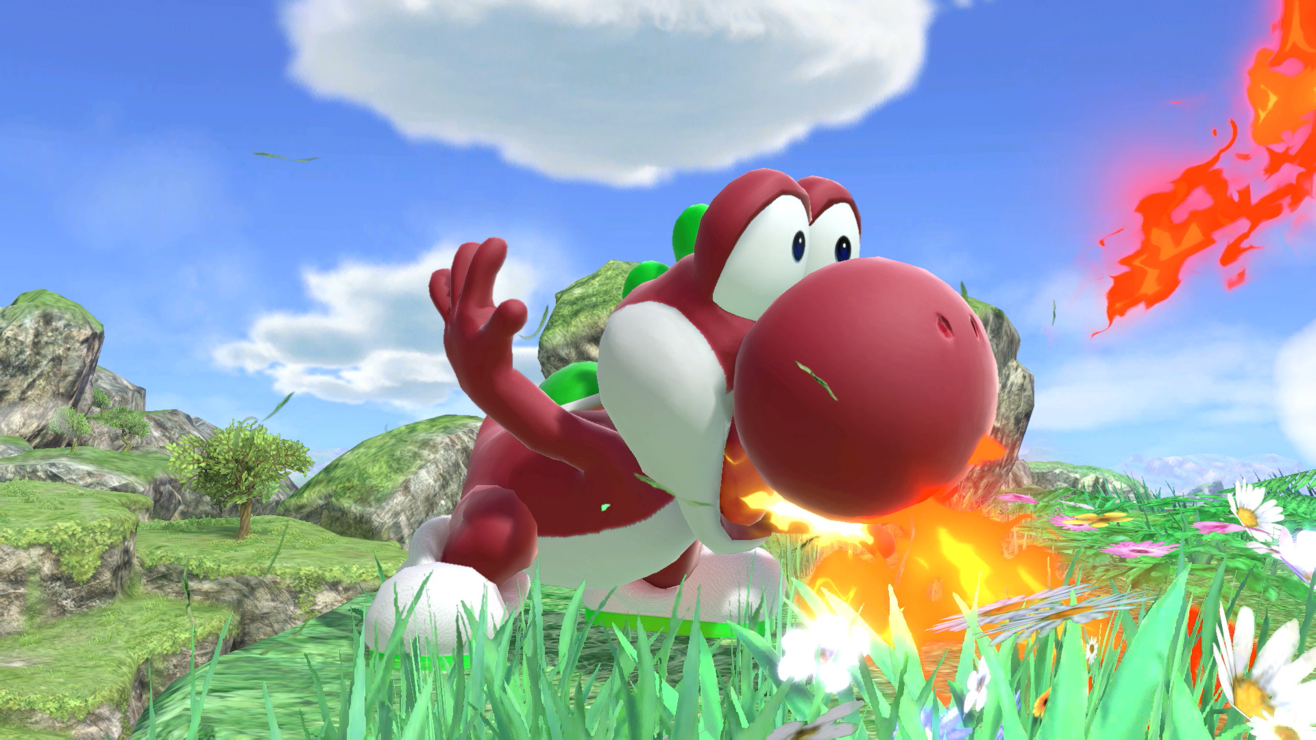 Welsh Dragon Yoshi Mod for Super Smash Bros. Ultimate | SSBU Mods