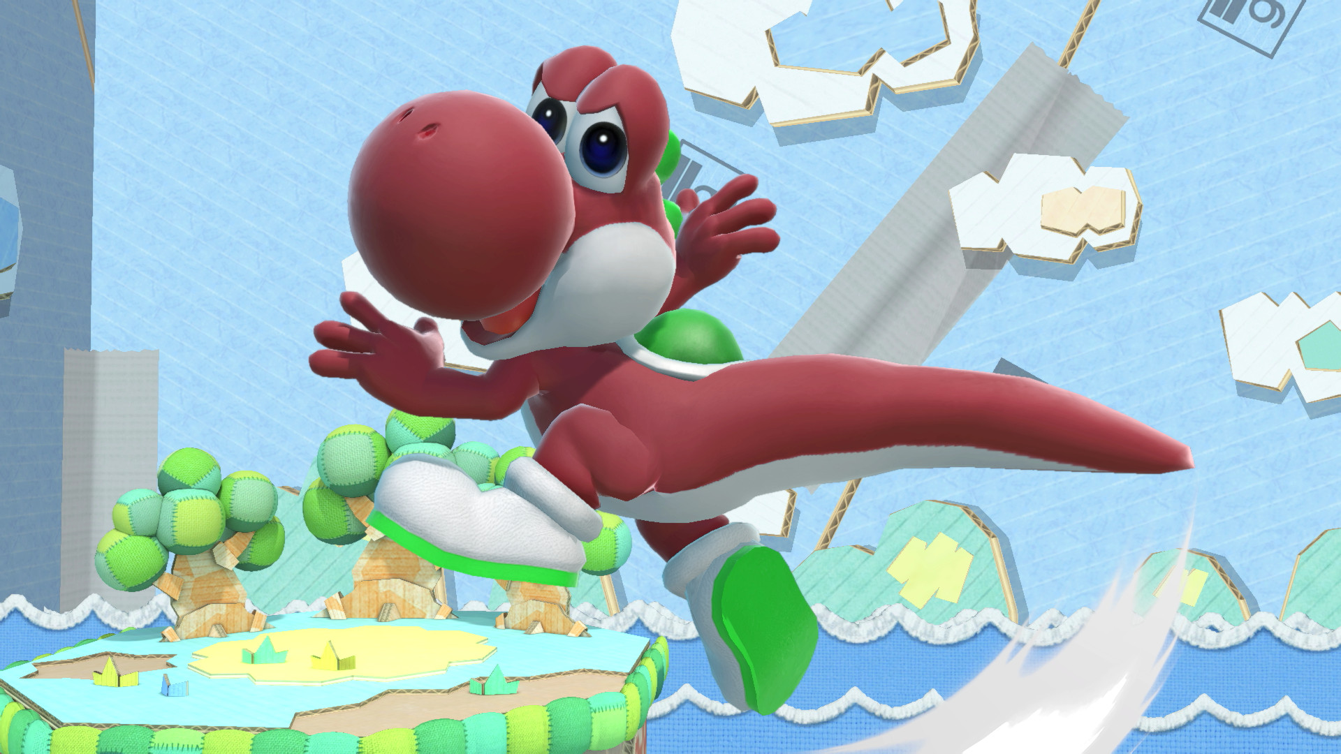 Welsh Dragon Yoshi Mod for Super Smash Bros. Ultimate | SSBU Mods