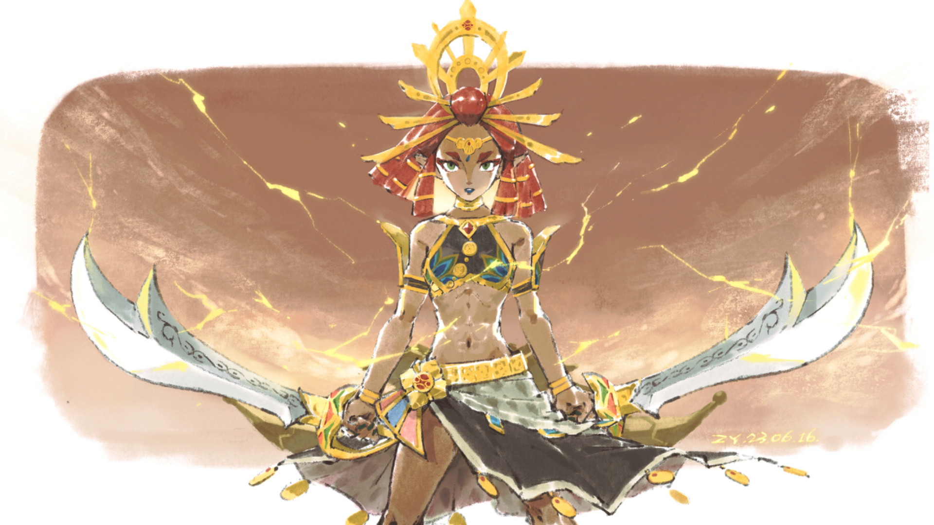 Zelda BOTW/TOTK Inspired CSS Backgrounds Mod for Super Smash Bros ...