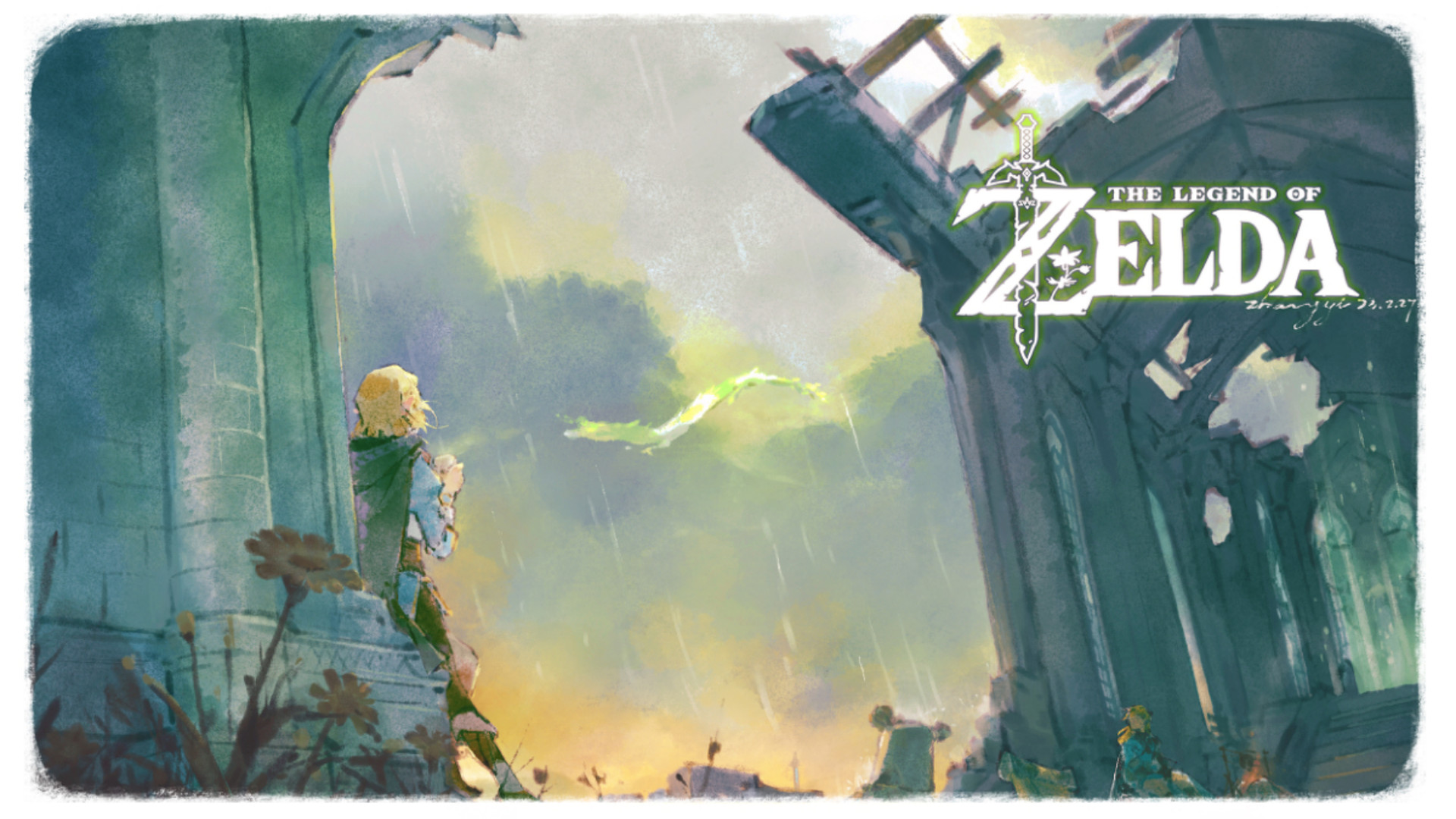 Zelda BOTW/TOTK Inspired CSS Backgrounds Mod for Super Smash Bros ...