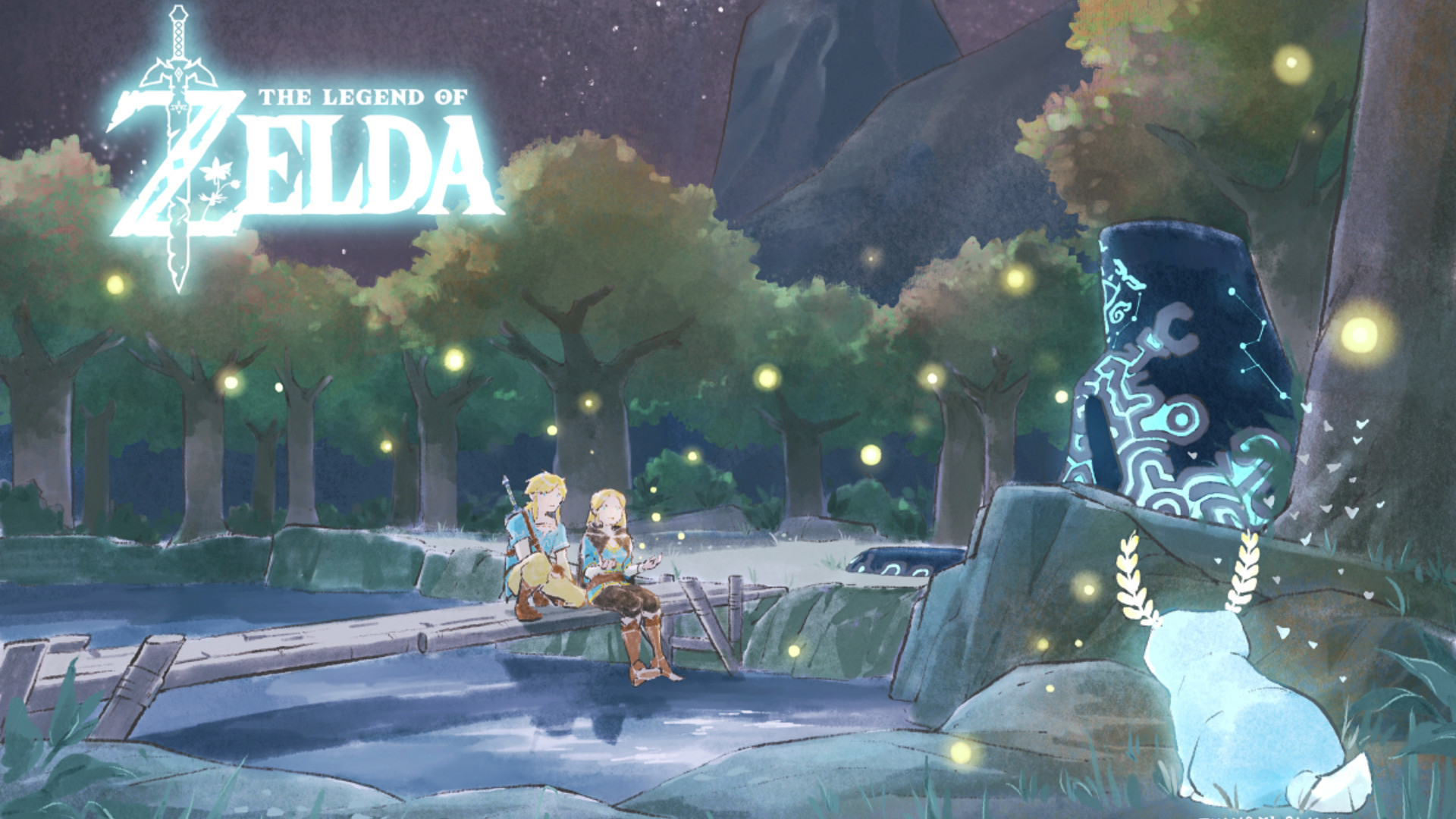 Zelda BOTW/TOTK Inspired CSS Backgrounds Mod for Super Smash Bros. Ultimate | SSBU Mods