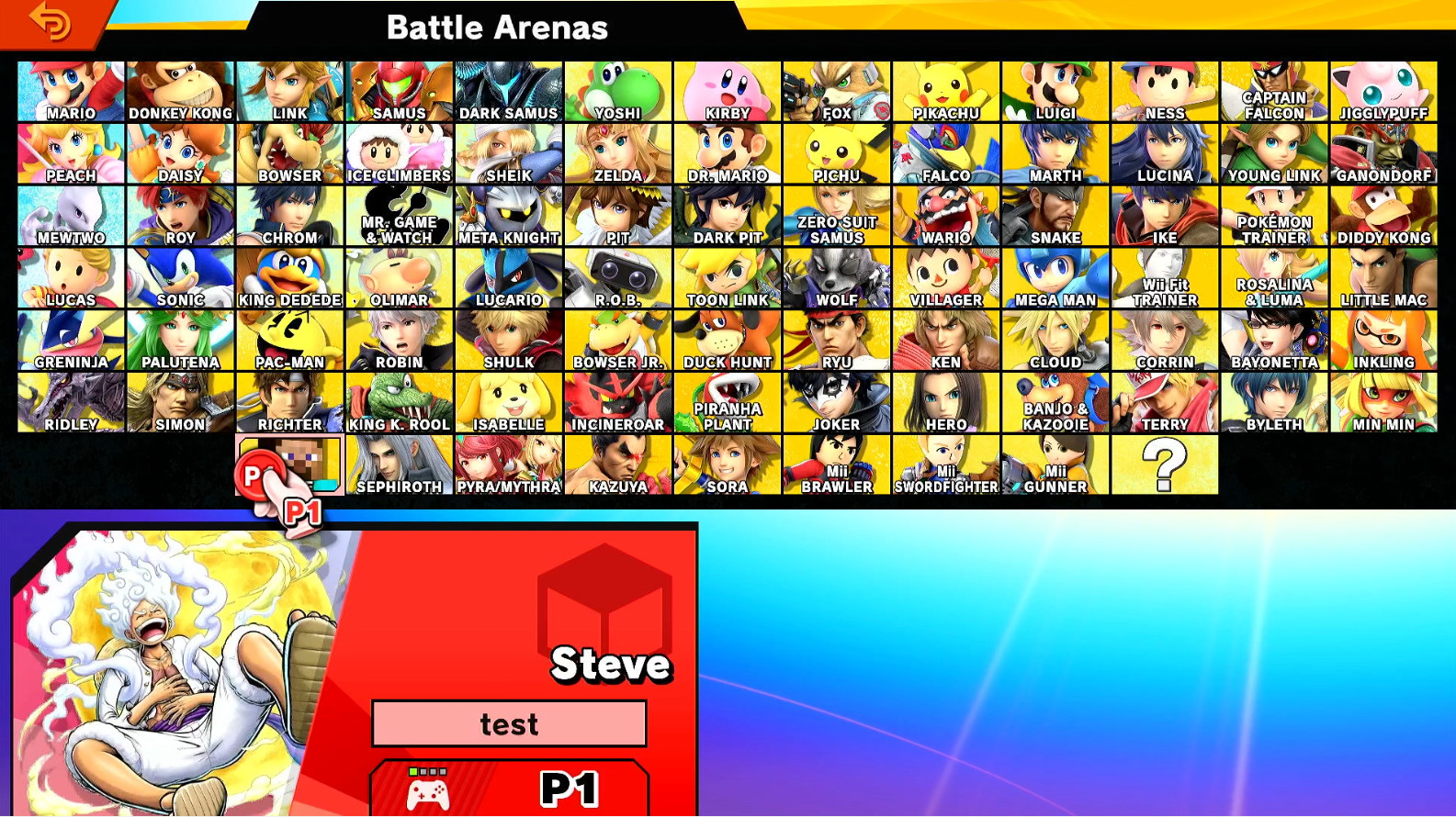 Gear 5 Luffy Mod for Super Smash Bros. Ultimate | SSBU Mods