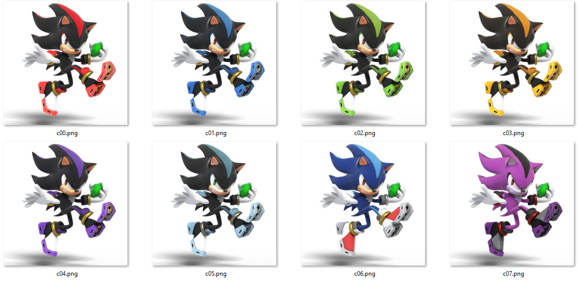 Ultimate Shadow the Hedgehog (Skin + Echo option) Mod for Super Smash ...