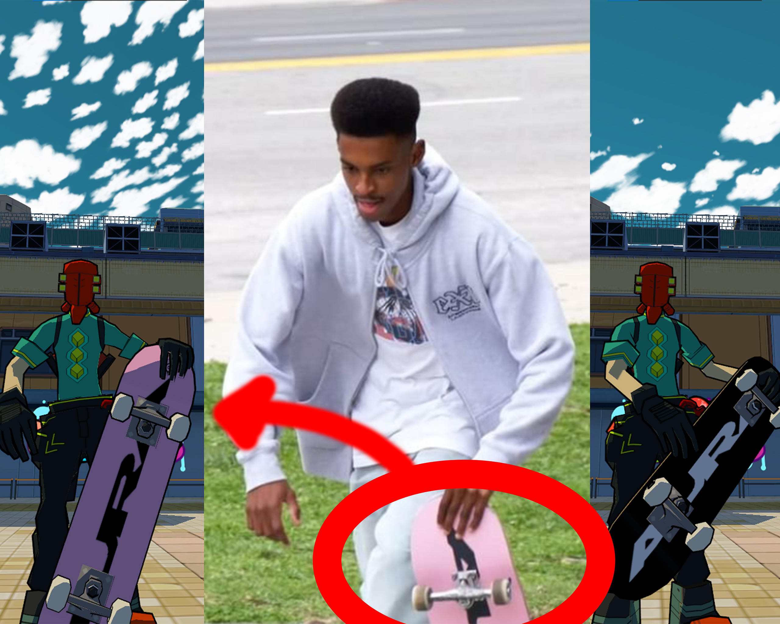 Skateboard Deck pack based off IRL brands/designs Mod for Bomb Rush ...