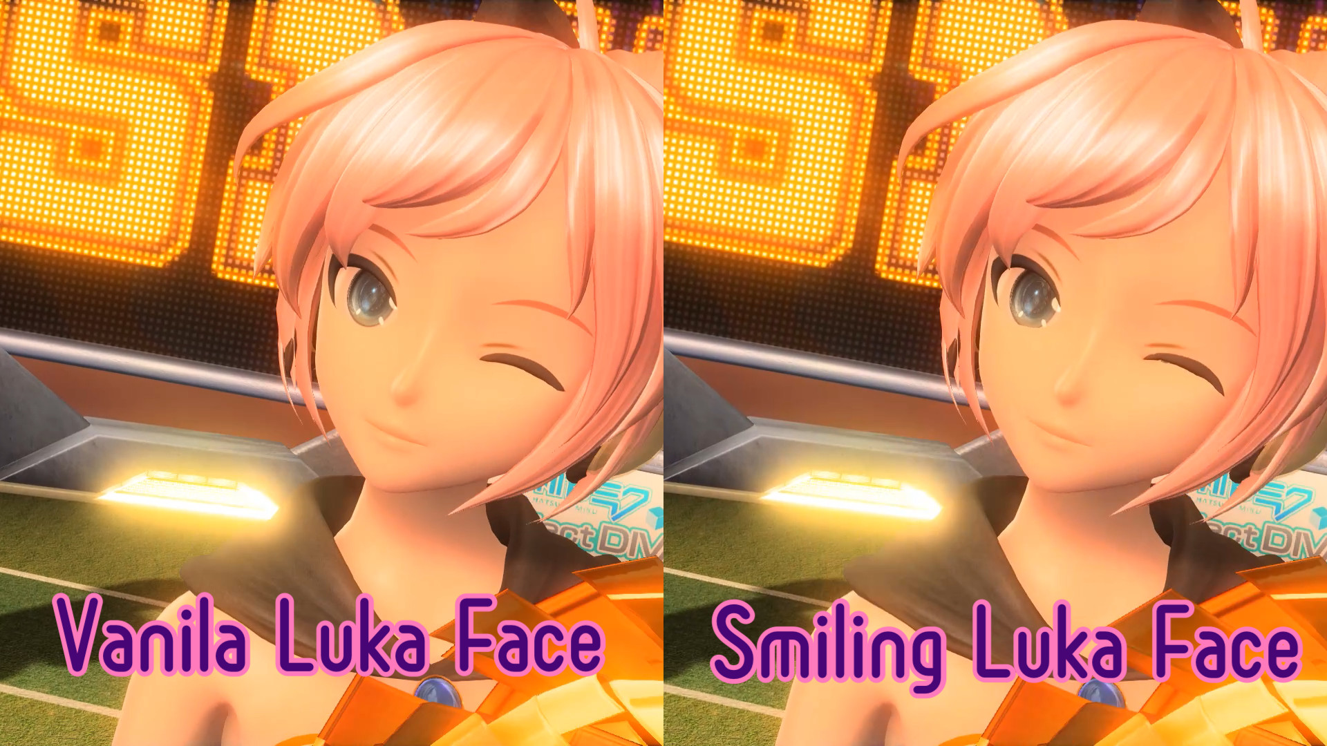 Smiling Luka Mod for Hatsune Miku: Project DIVA Mega Mix+ | PDMegaMix+ Mods