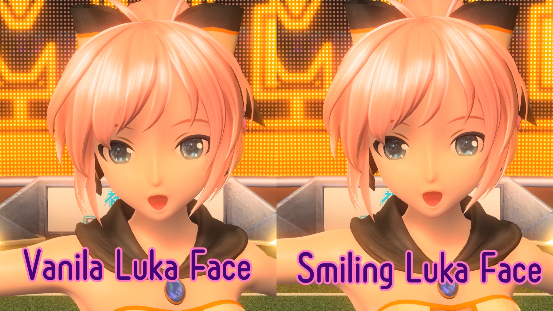 Smiling Luka Mod for Hatsune Miku: Project DIVA Mega Mix+ | PDMegaMix+ Mods
