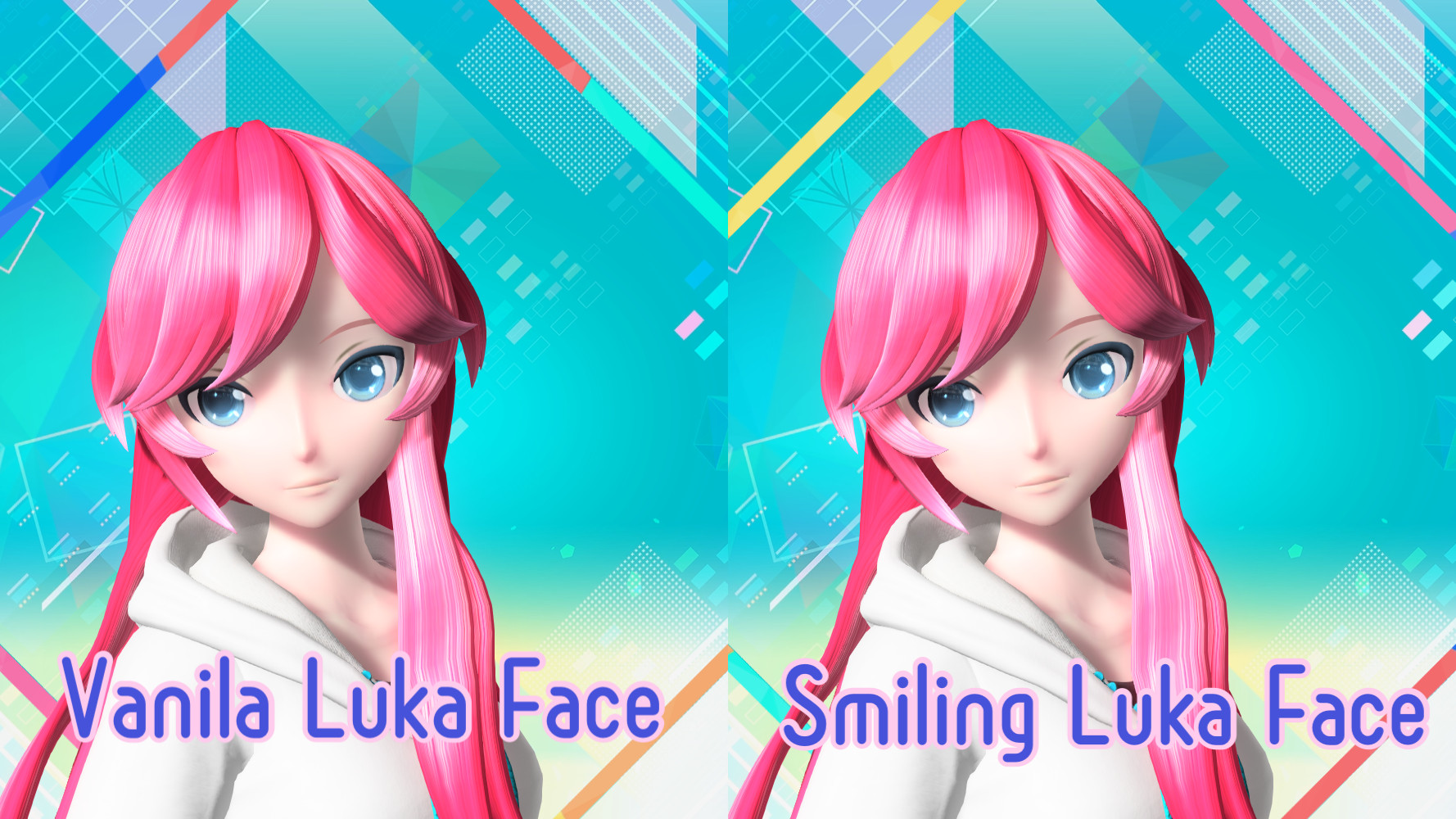 Smiling Luka Mod for Hatsune Miku: Project DIVA Mega Mix+ | PDMegaMix+ Mods