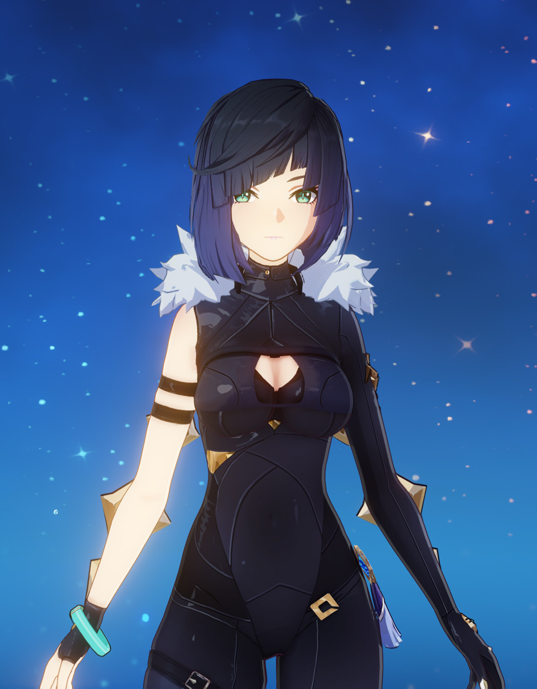 Yelan Black Suit SFW edition Mod for Genshin Impact | GI Mods