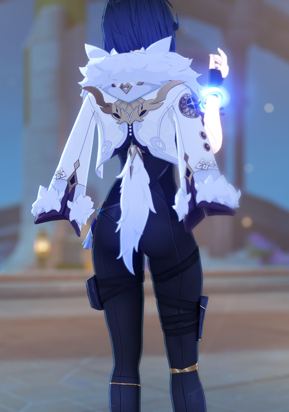 Yelan Black Suit SFW edition Mod for Genshin Impact | GI Mods