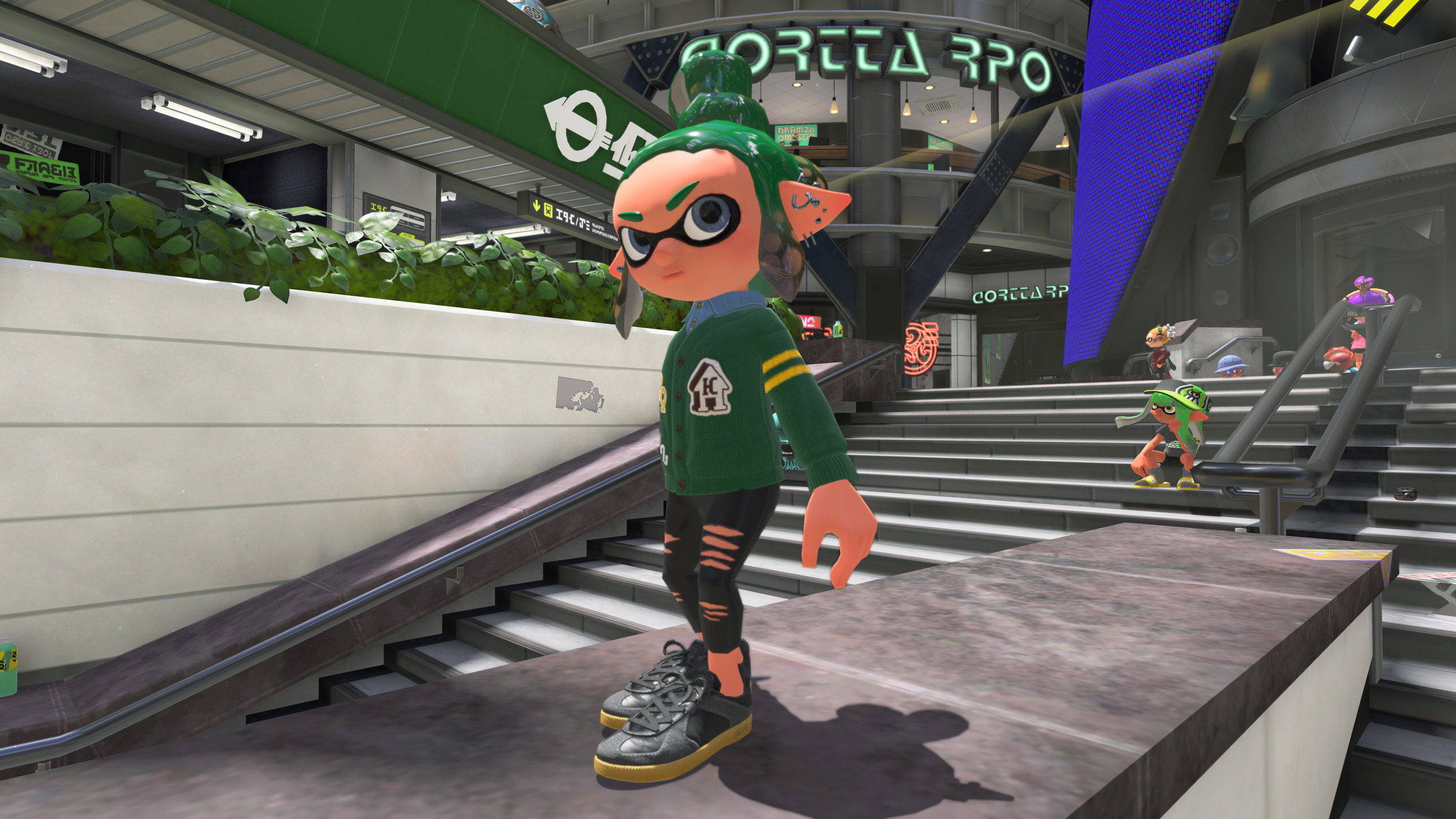 Acht/Dedf1sh Hairstyle/Gear Mod for Splatoon 3 | Splatoon 3 Mods