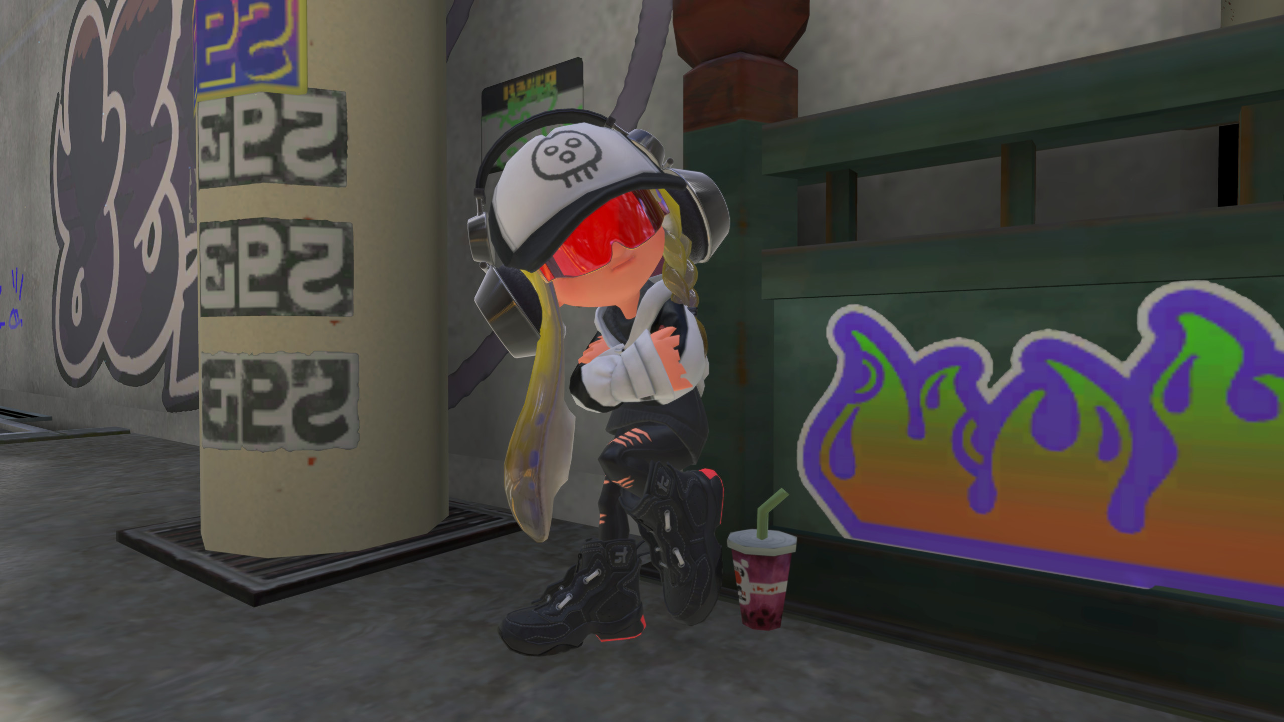Acht/Dedf1sh Hairstyle/Gear Mod for Splatoon 3 | Splatoon 3 Mods