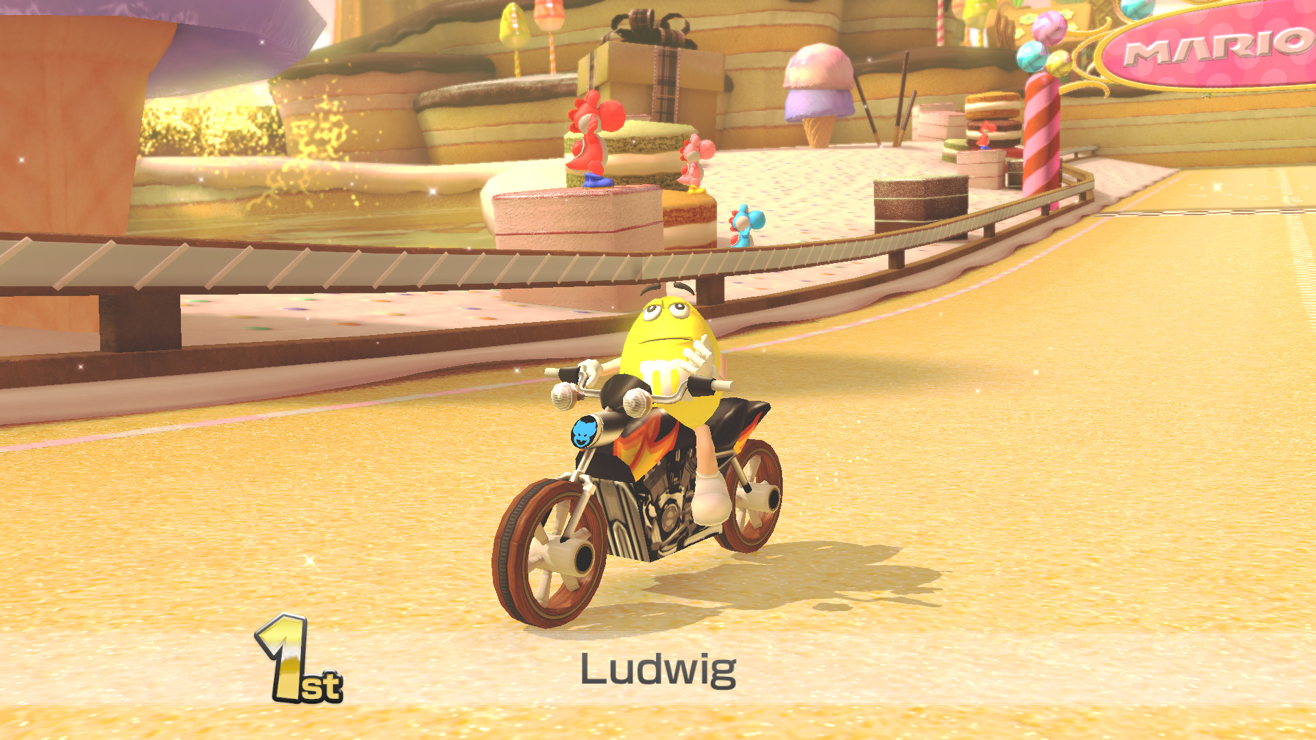 Yellow M&M Mod for Mario Kart 8 Deluxe | MK8D Mods
