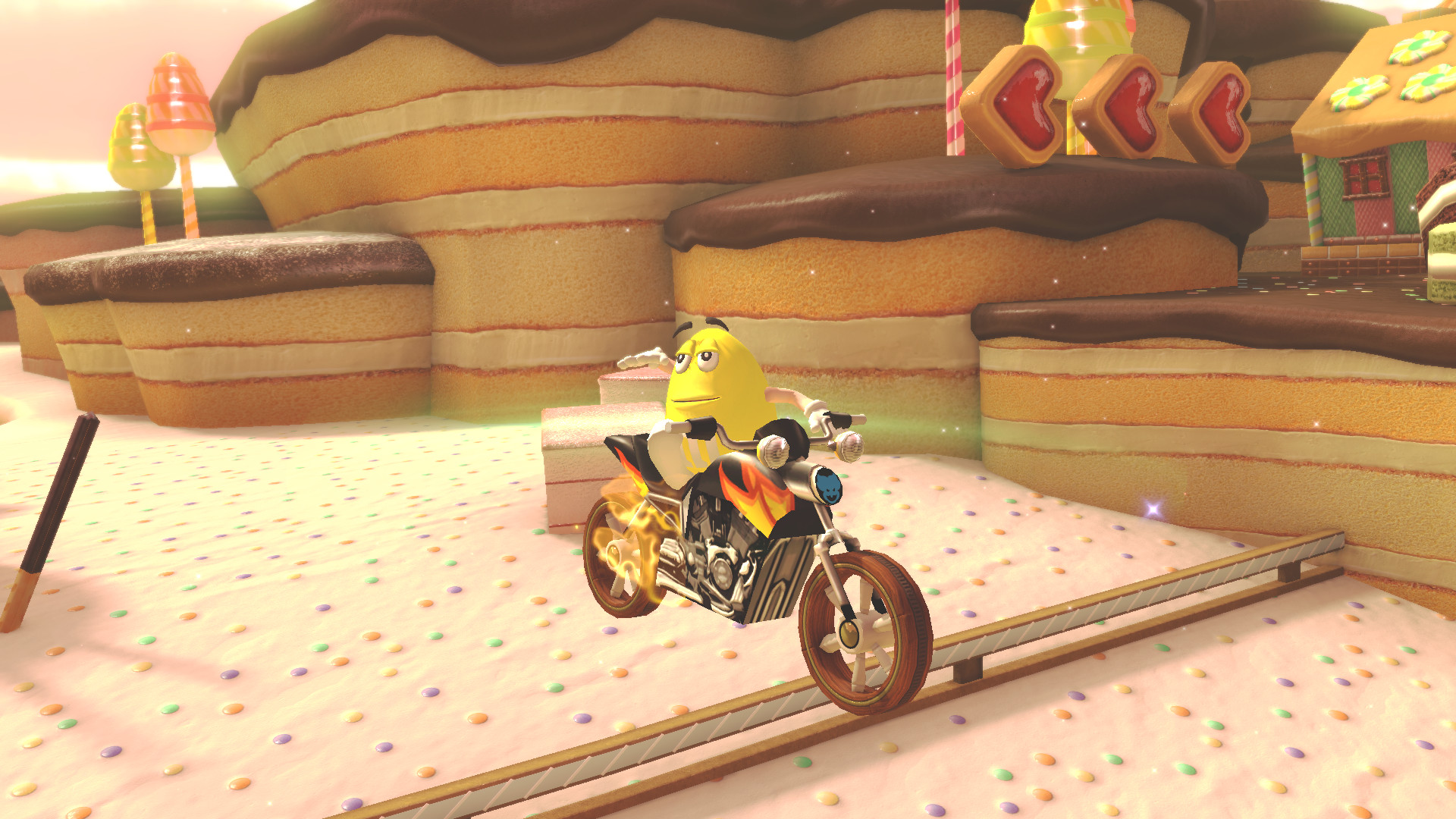 Yellow M&M Mod for Mario Kart 8 Deluxe | MK8D Mods