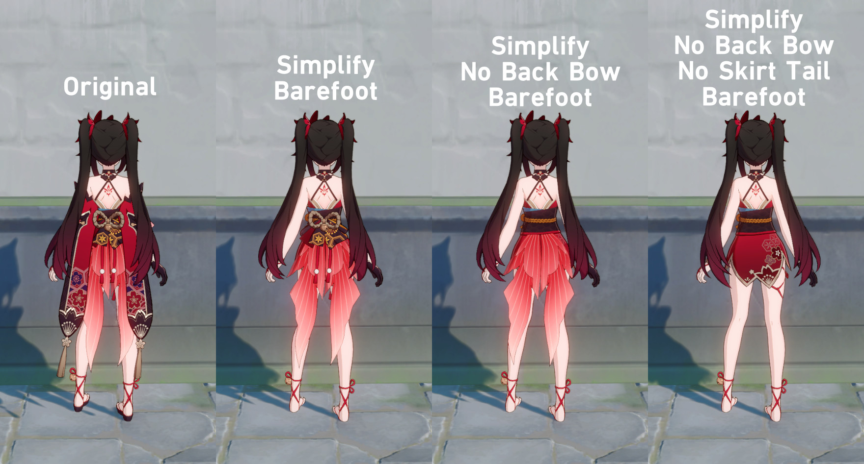 Sparkle Simplify Edit + Barefoot Mod for Honkai Star Rail | HSR Mods