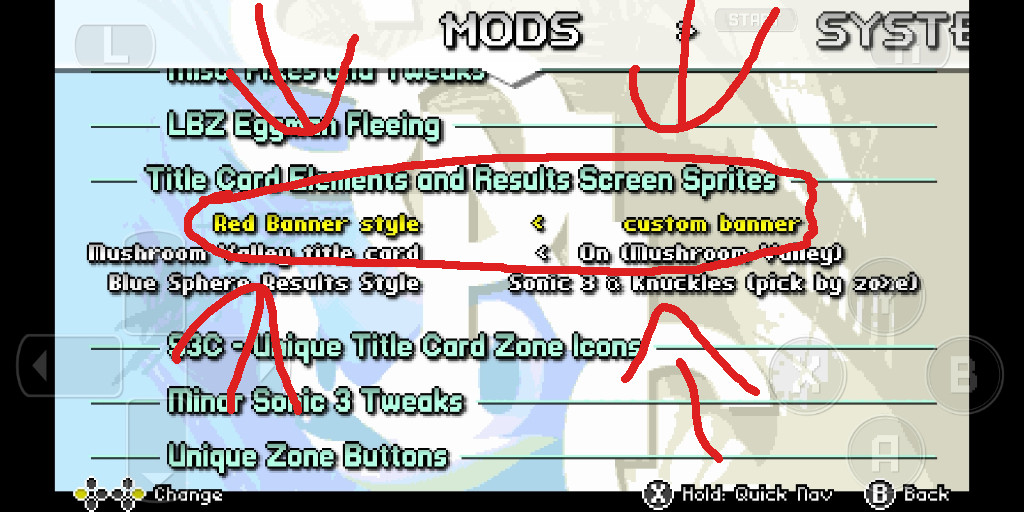 User Made Levels unique title cards Mod for Sonic 3 A.I.R. | S3AIR Mods