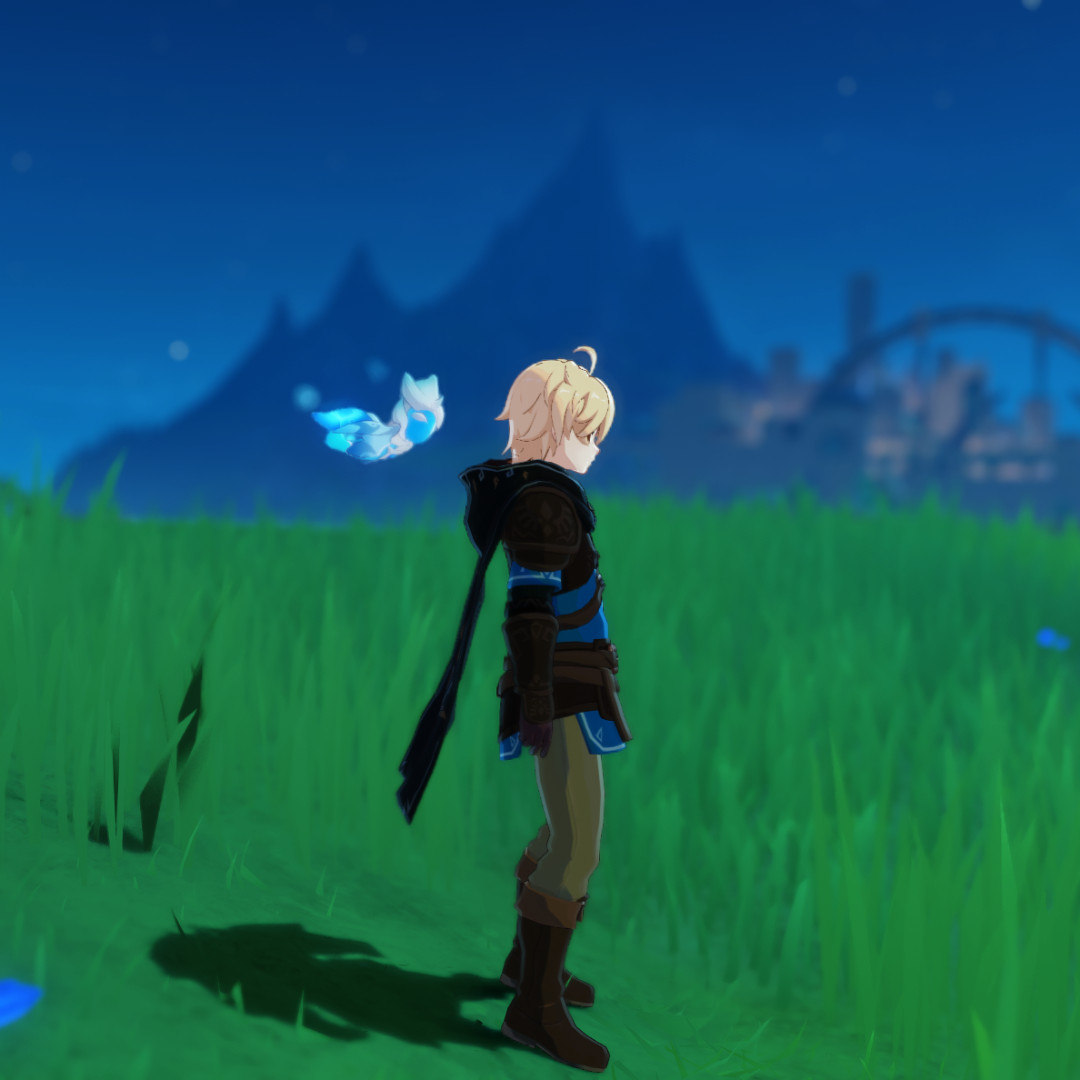 Aether link outfit Mod for Genshin Impact | GI Mods