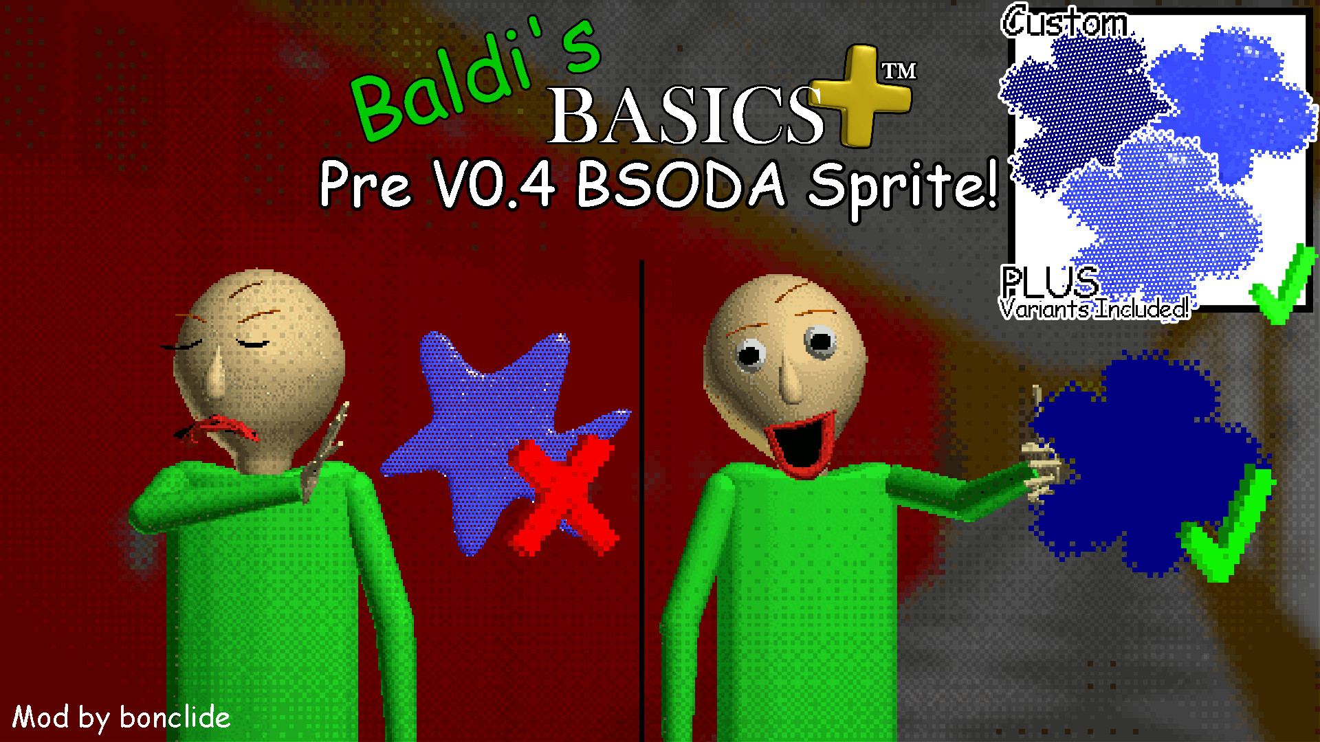 (0.7.x) BB+ - Pre v0.4 BSODA Sprite (Texture Pack) Mod for Baldi's ...