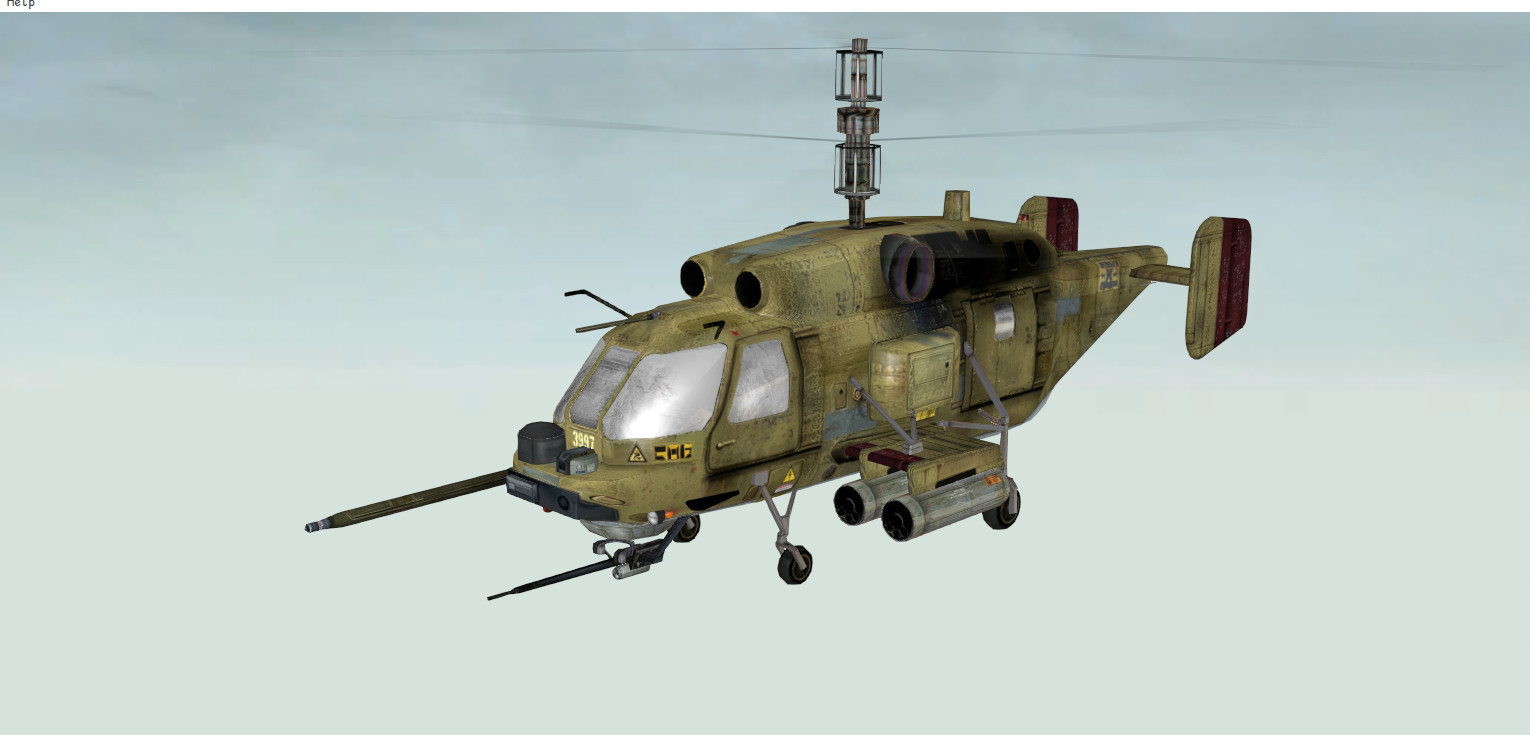 Half Life 2 Hunter Chopper