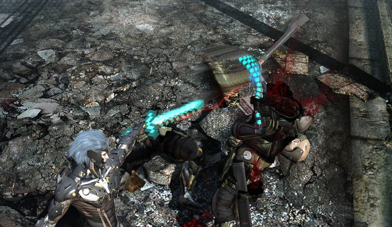 Raiden found diamonds (minecraft mod) Mod for Metal Gear Rising ...
