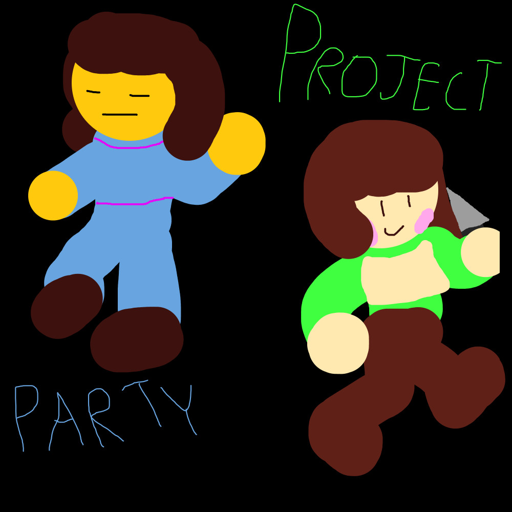 Frisk and Chara in Party Project Mod for Party Project | PProject Mods
