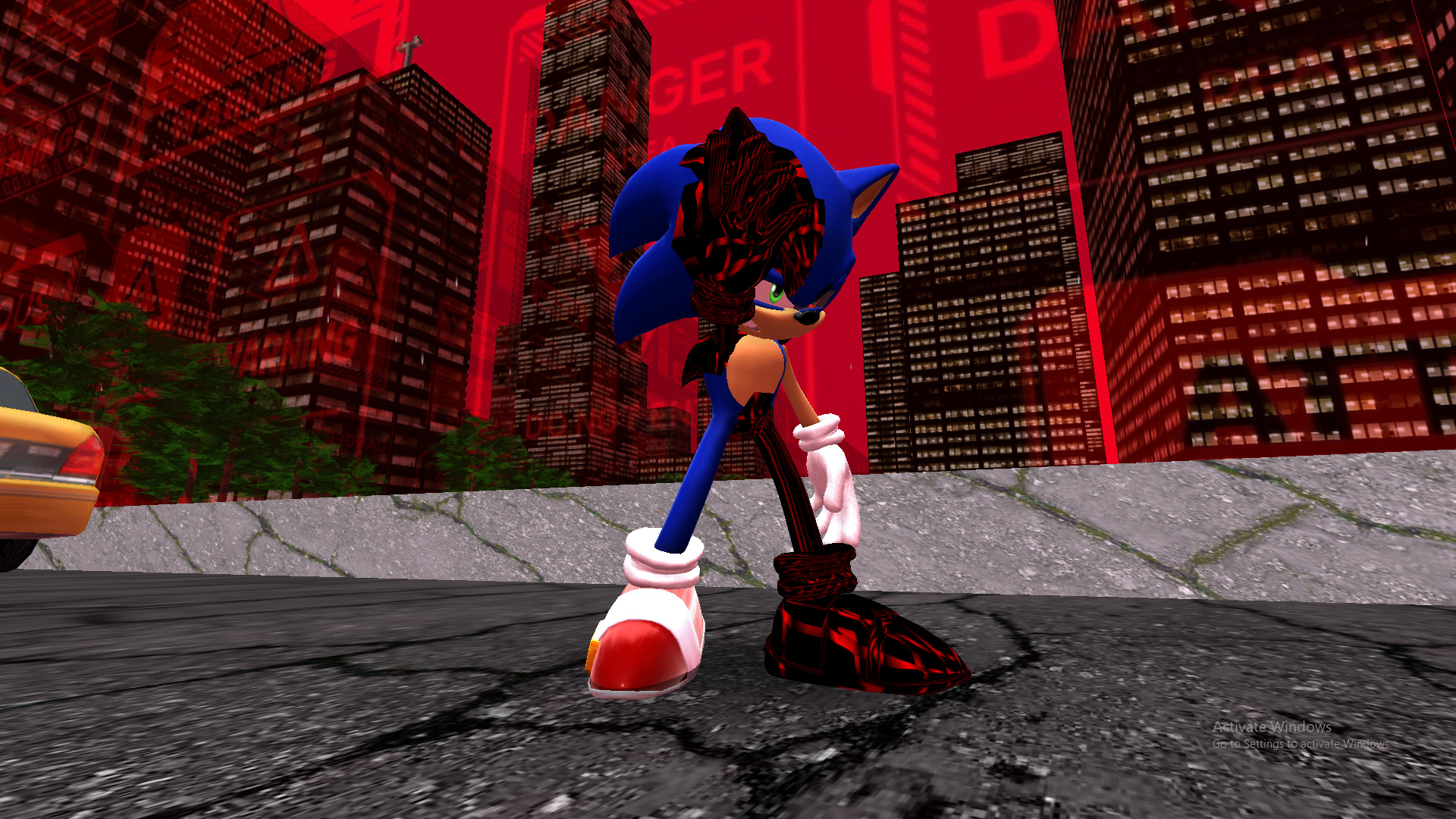 Frontiers Sonic (Cyber Corruption) Mod for Sonic World DX | SWDX Mods