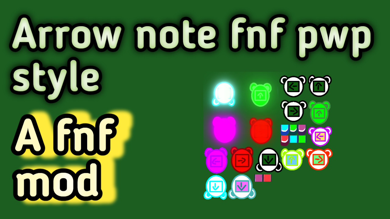 Note Assets Style PWP Mod for Friday Night Funkin' | FNF Mods