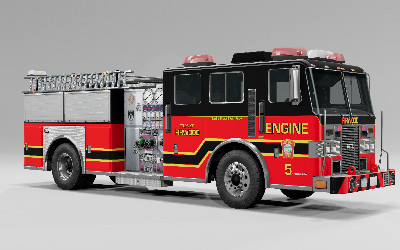 MTL Firetruck Mod for BeamNG.drive | BeamNG Mods
