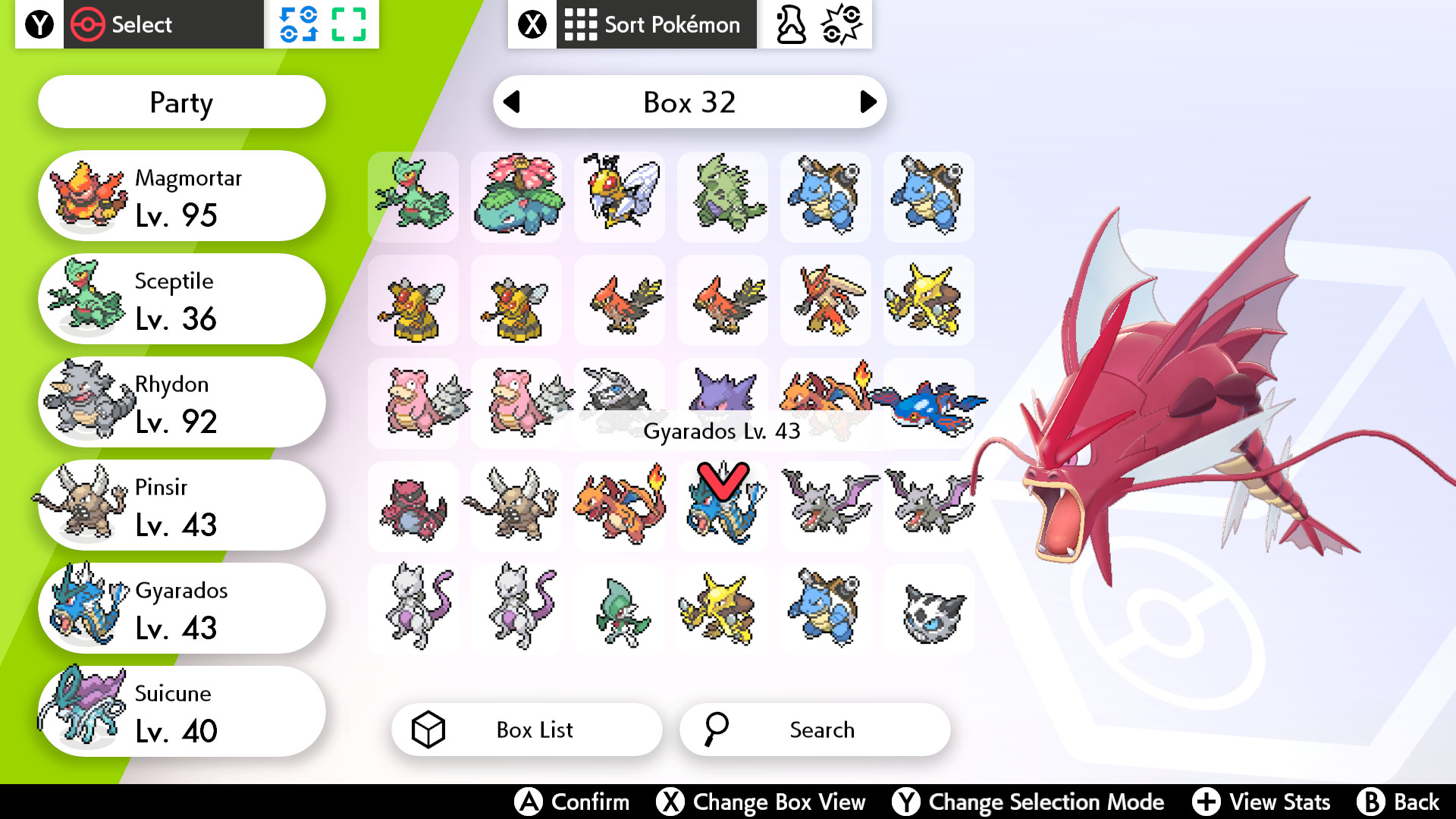 Mega Gyarados Mod for Pokemon Sword & Shield | SWSH Mods