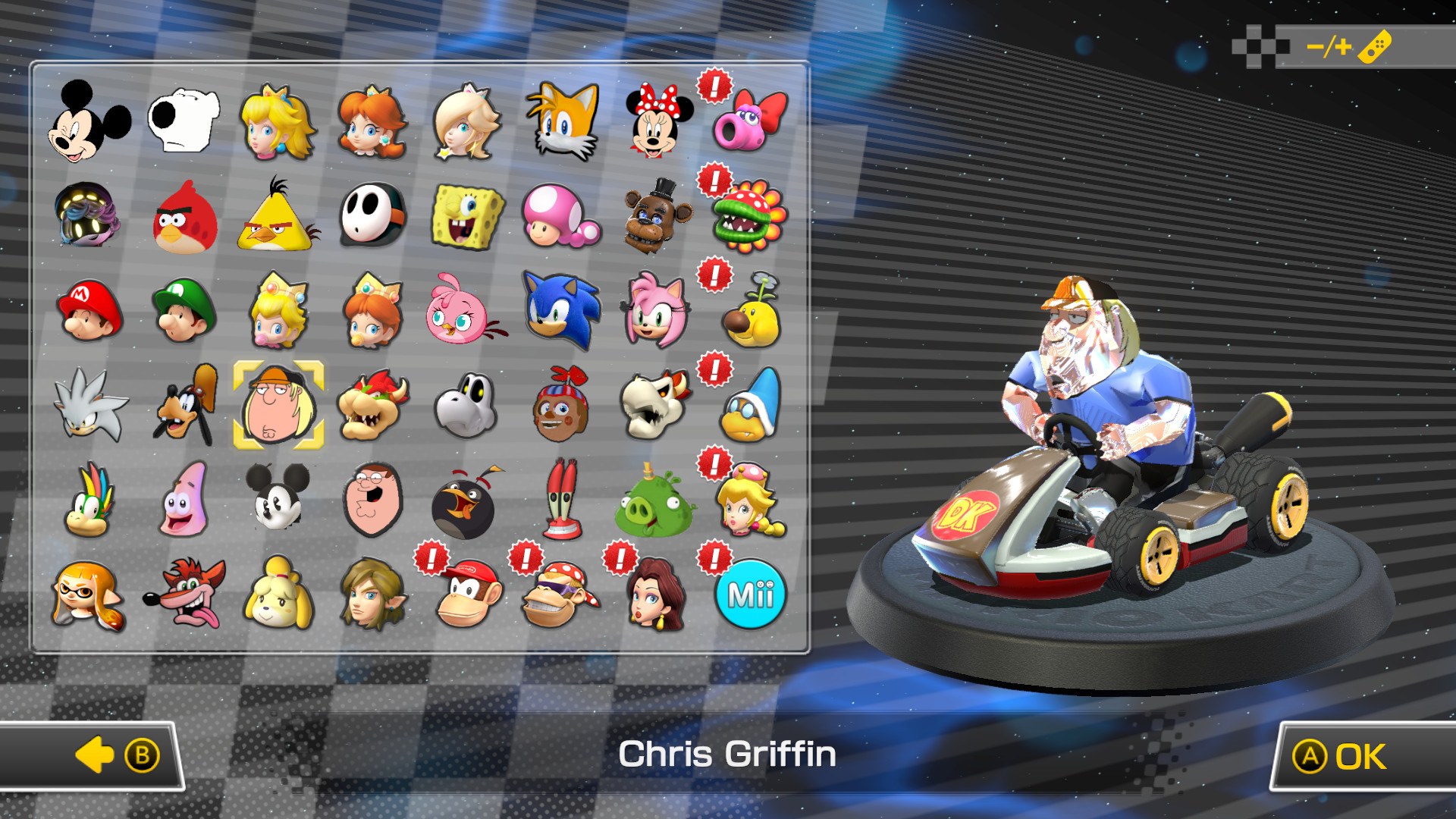Chris Griffin (Port) [OUTDATED] Mod for Mario Kart 8 Deluxe | MK8D Mods