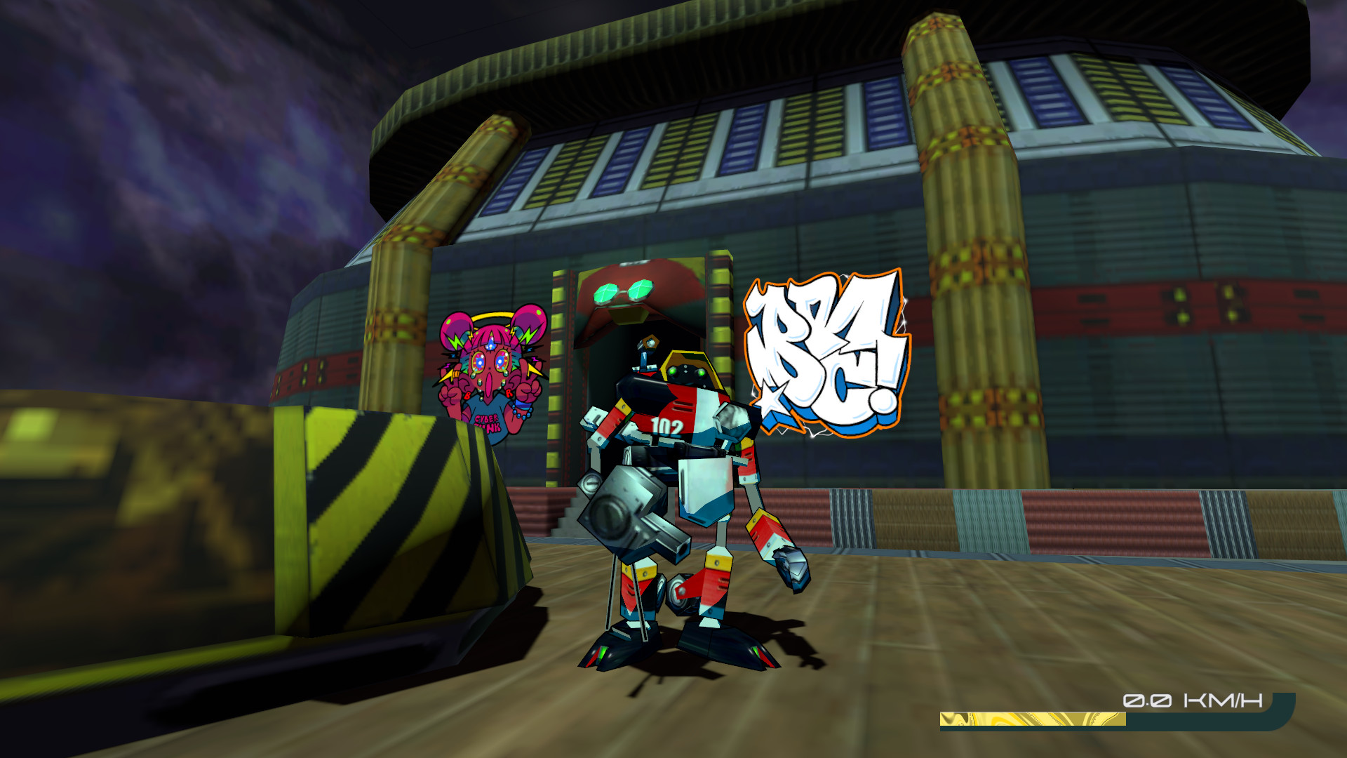 E102-Gamma BRC MOD Mod for Bomb Rush Cyberfunk | BRC Mods