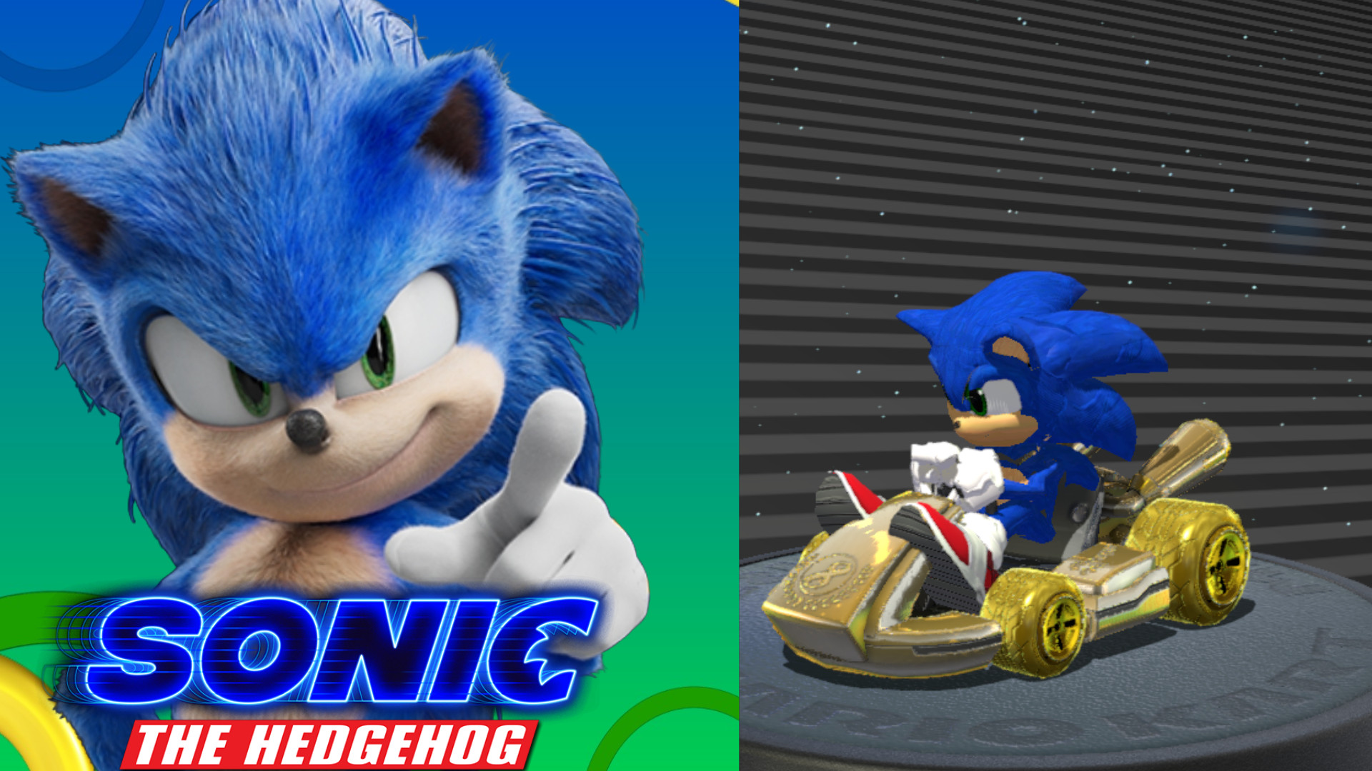 Movie Sonic Mod for Mario Kart 8 Deluxe | MK8D Mods