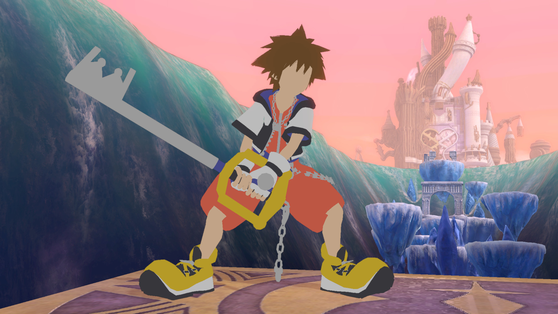 Flat Shading Sora Mod for Super Smash Bros. Ultimate | SSBU Mods