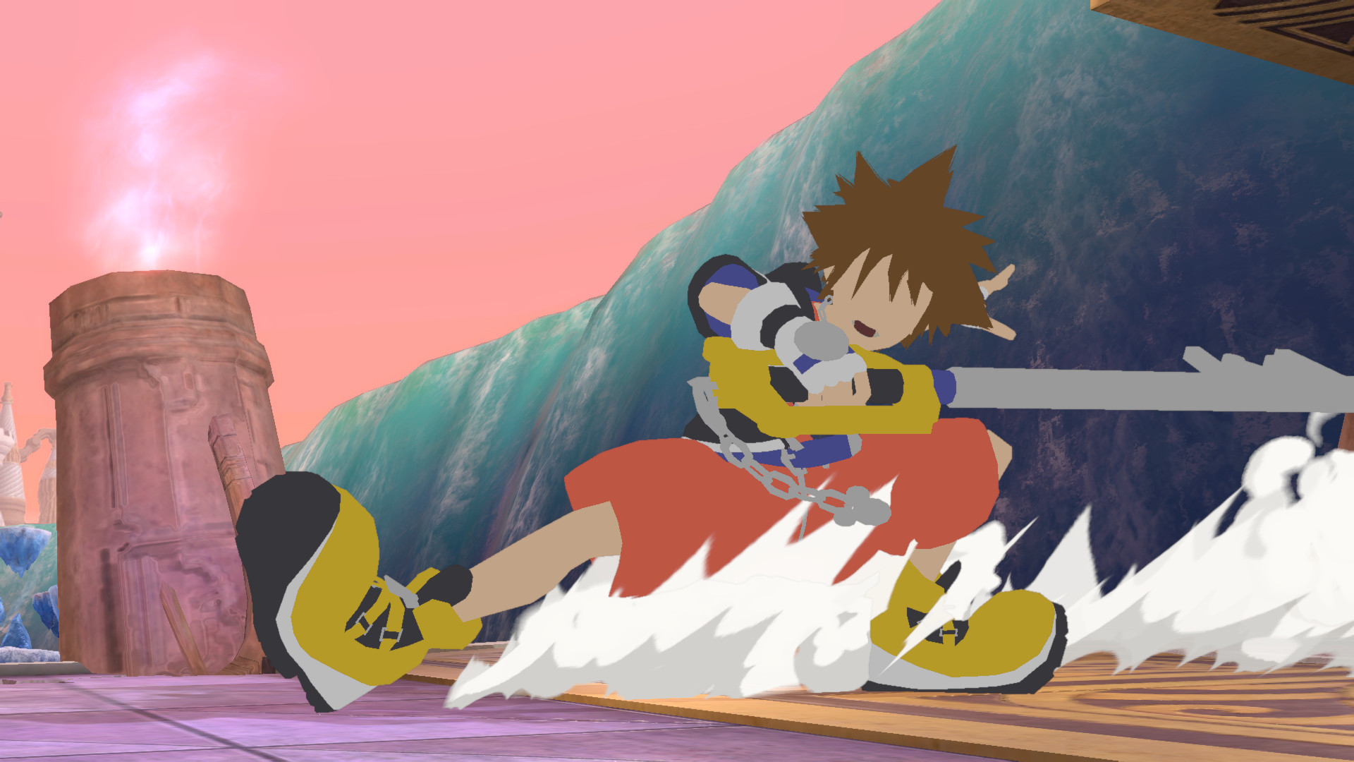 Flat Shading Sora Mod for Super Smash Bros. Ultimate | SSBU Mods