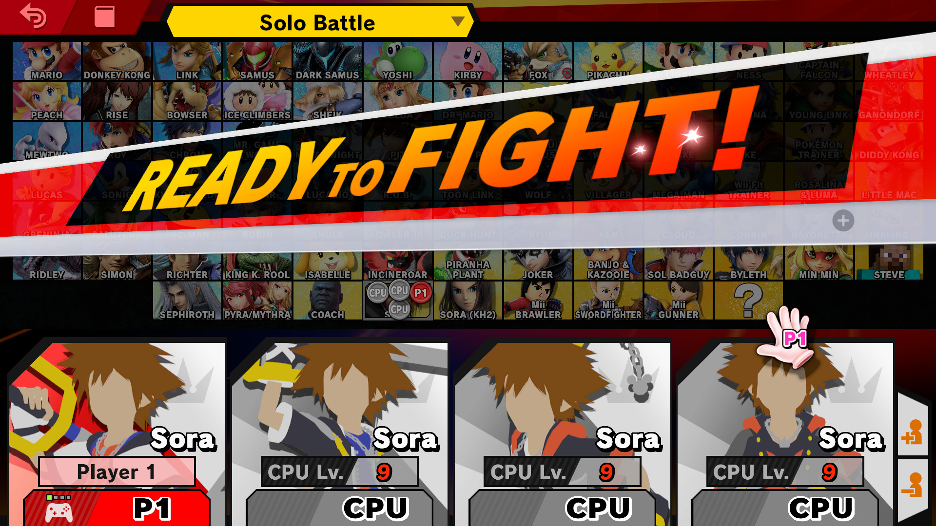 Flat Shading Sora Mod for Super Smash Bros. Ultimate | SSBU Mods