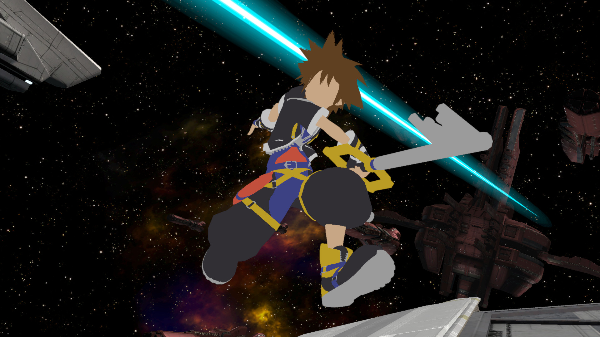 Flat Shading Sora Mod for Super Smash Bros. Ultimate | SSBU Mods