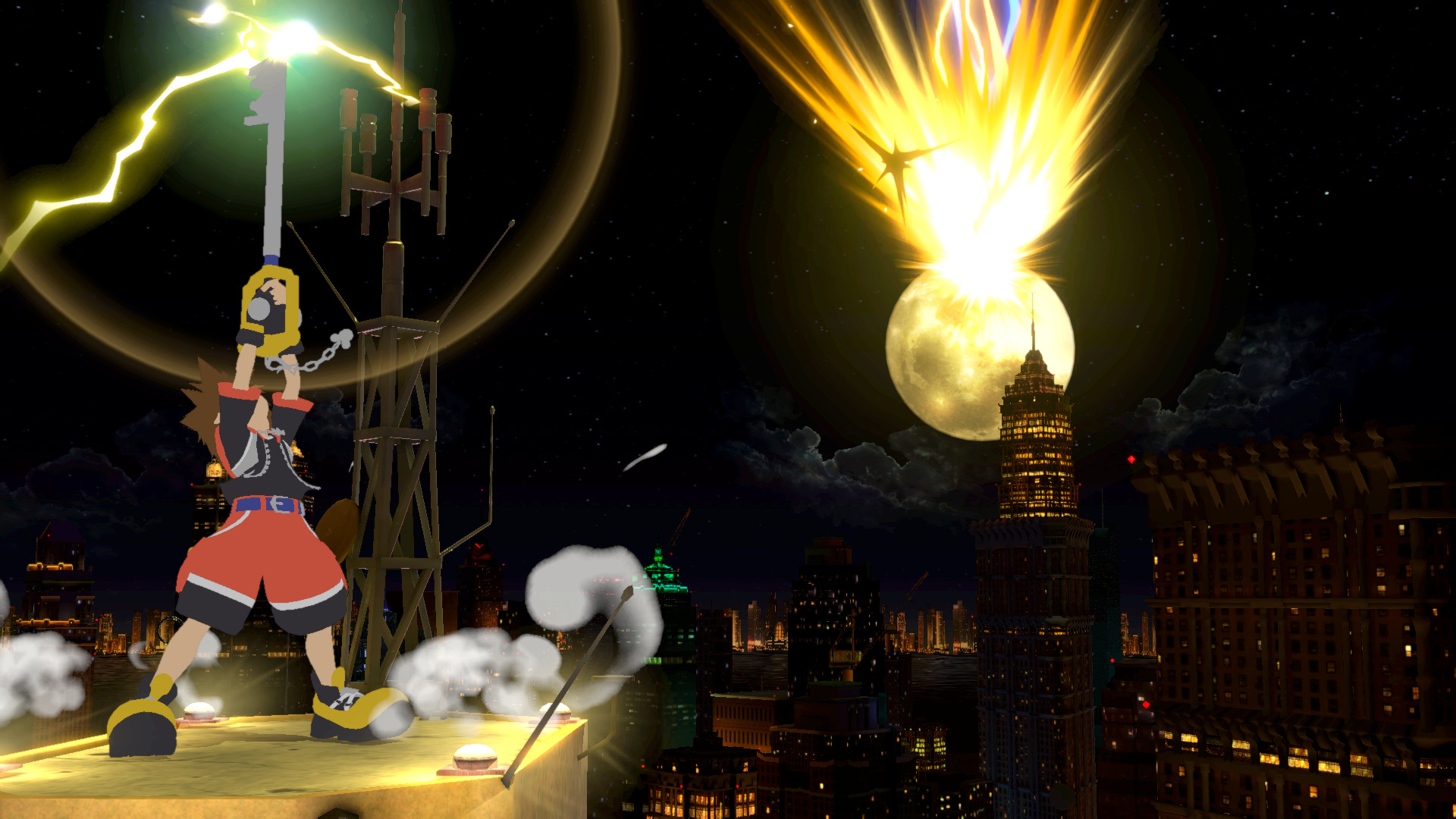 Flat Shading Sora Mod for Super Smash Bros. Ultimate | SSBU Mods