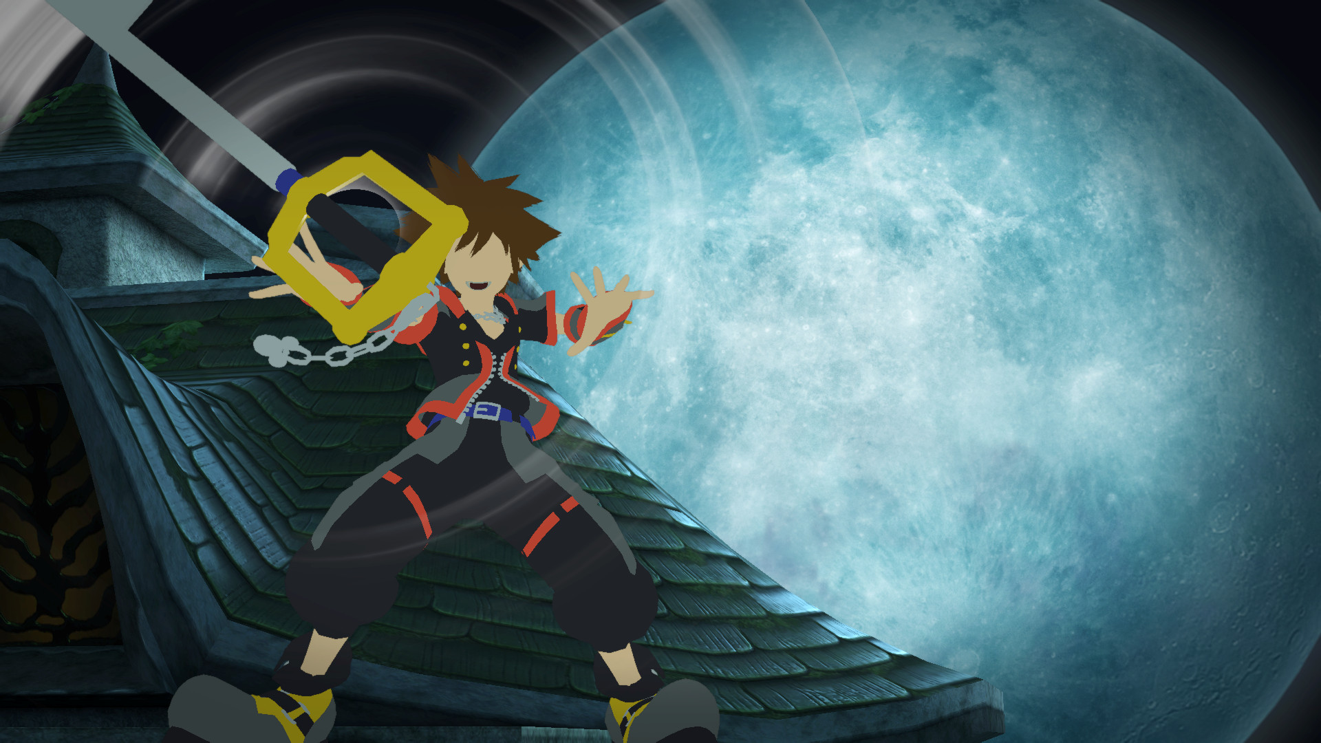 Flat Shading Sora Mod for Super Smash Bros. Ultimate | SSBU Mods