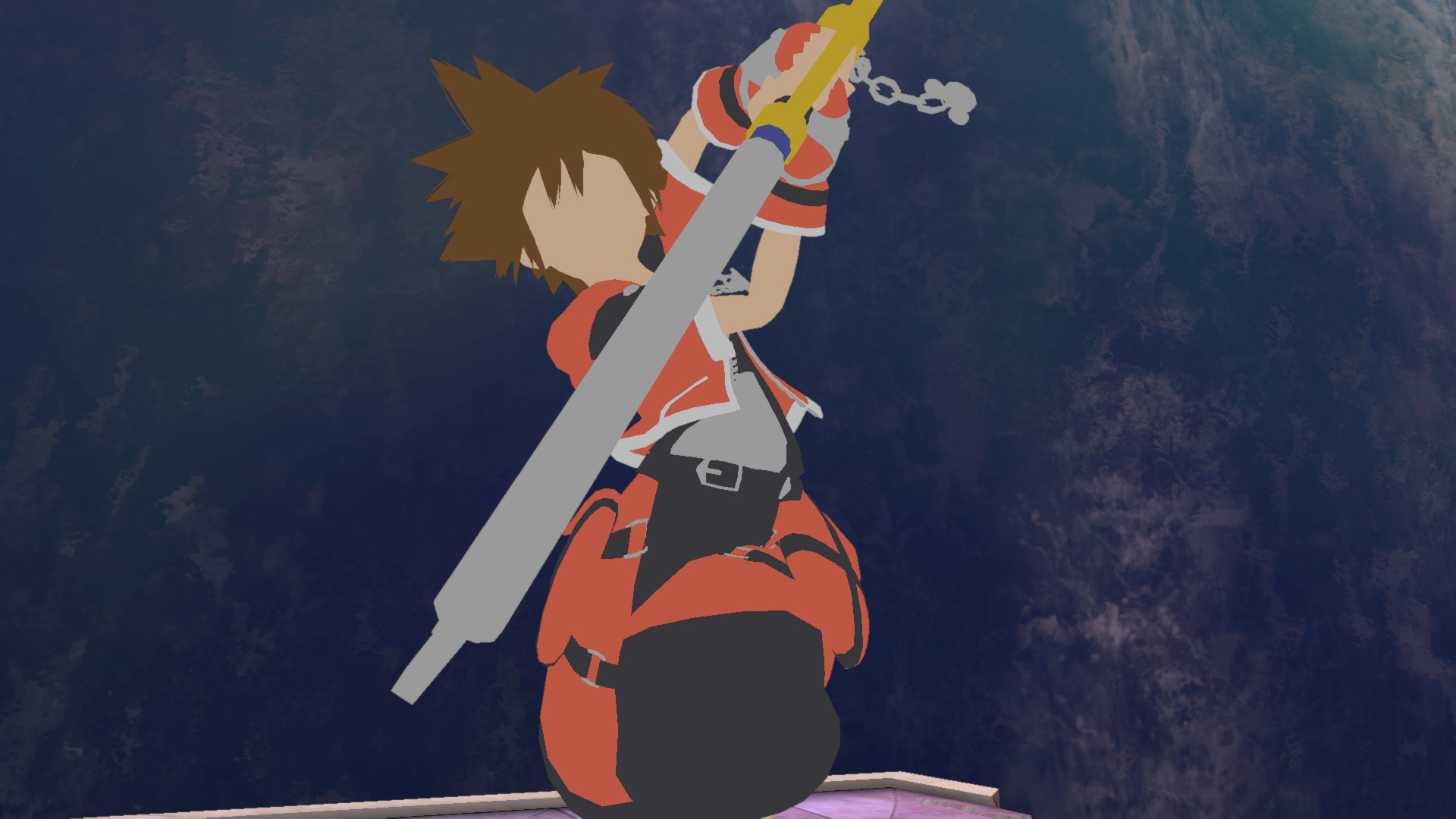 Flat Shading Sora Mod for Super Smash Bros. Ultimate | SSBU Mods