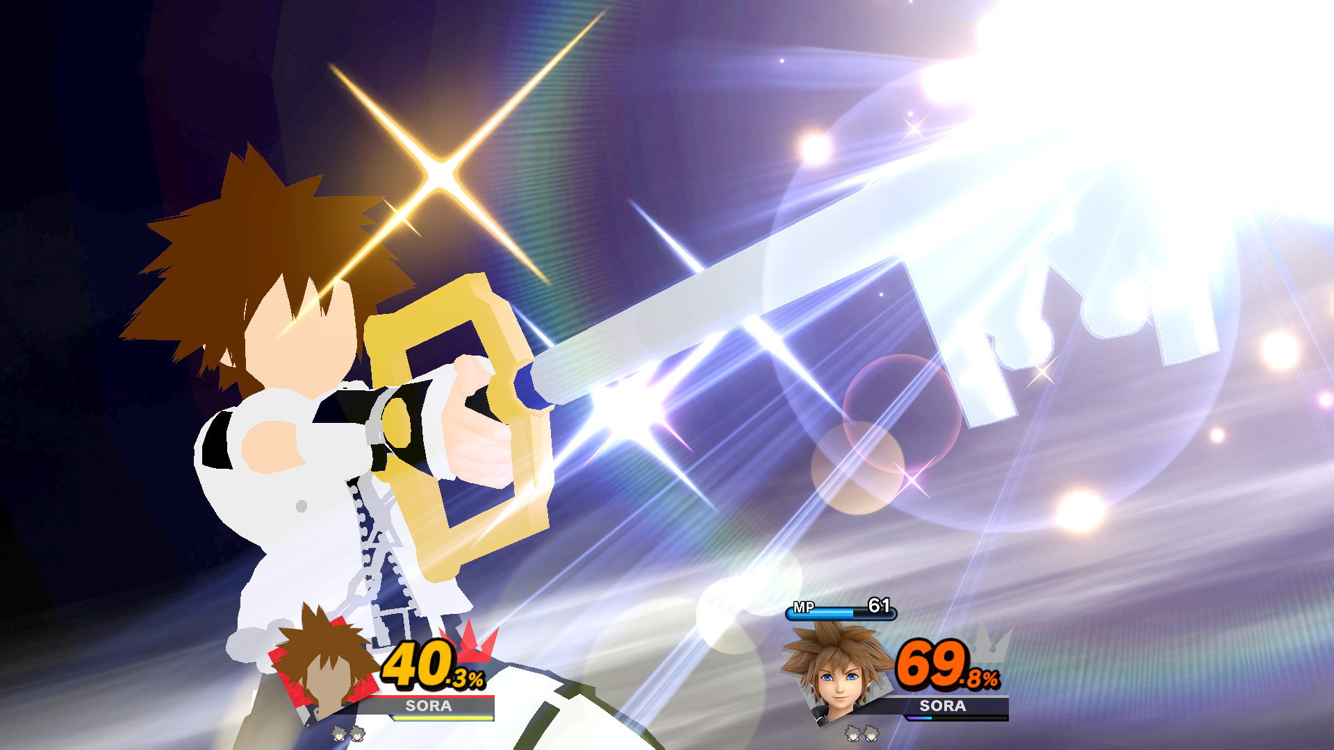 Flat Shading Sora Mod for Super Smash Bros. Ultimate | SSBU Mods