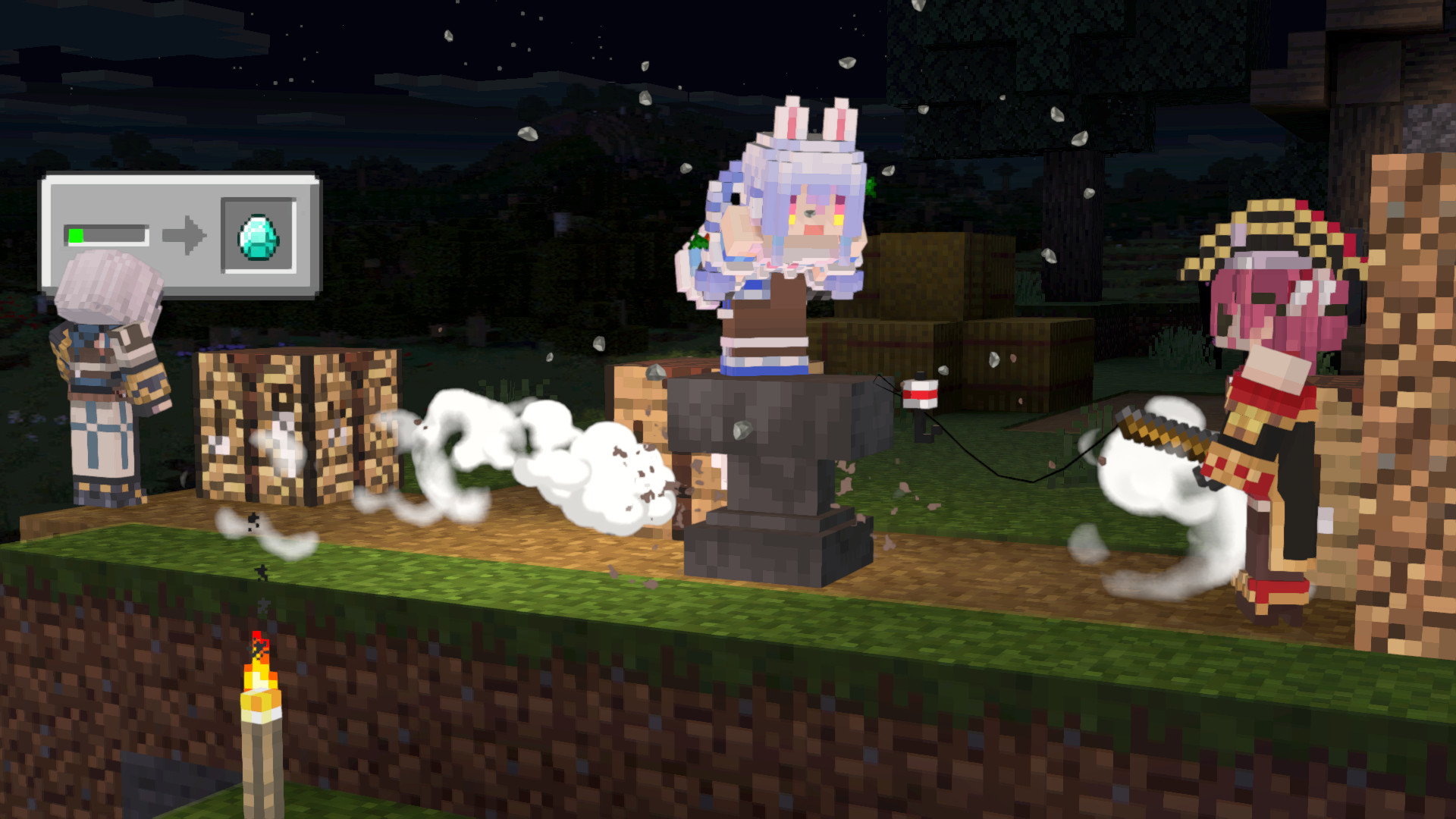 Hololive 3rd Generation + Suisei 3D Minecraft Mod for Super Smash Bros ...