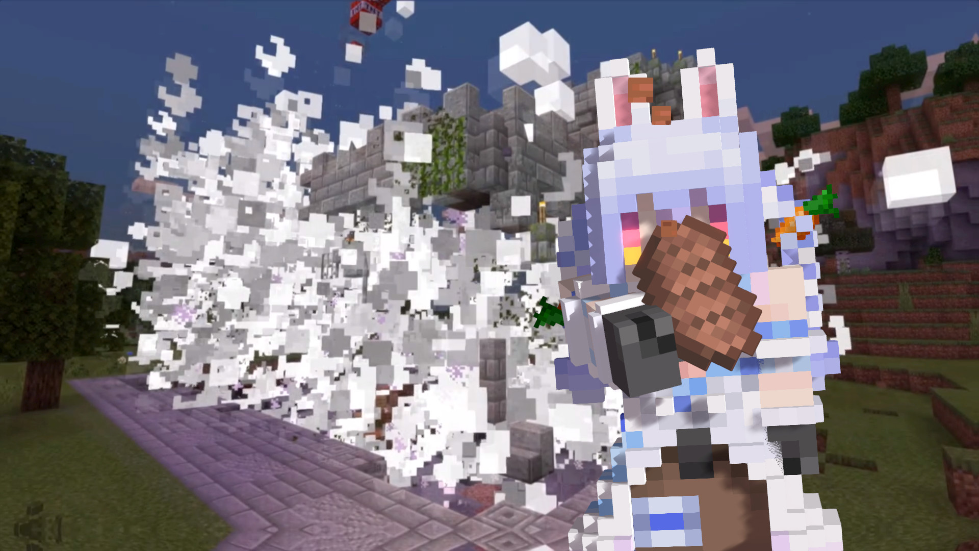 Hololive 3rd Generation + Suisei 3D Minecraft Mod for Super Smash Bros ...