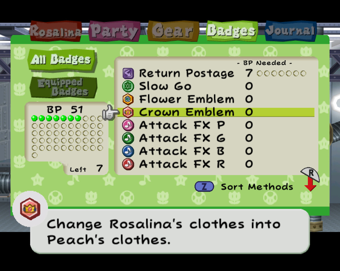 Rosalina over Mario Mod for Paper Mario: The Thousand Year Door | PM2 Mods