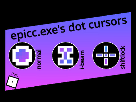 epicc's dot cursors Mod for Roblox | RBLX Mods