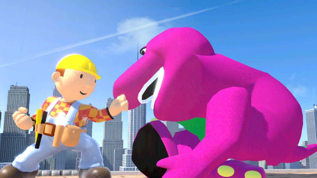 Barney The DINOSAUR Mod for Super Smash Bros. Ultimate | SSBU Mods