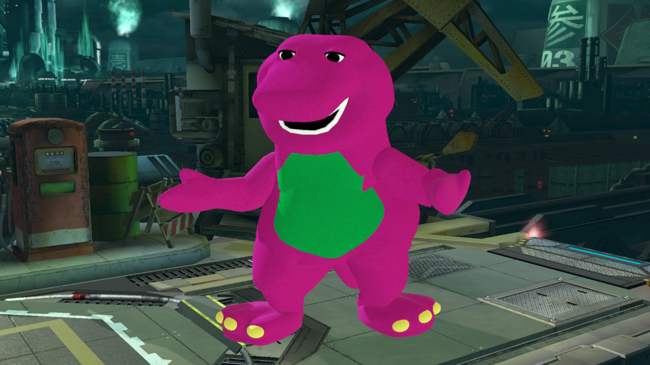Barney The DINOSAUR Mod for Super Smash Bros. Ultimate | SSBU Mods