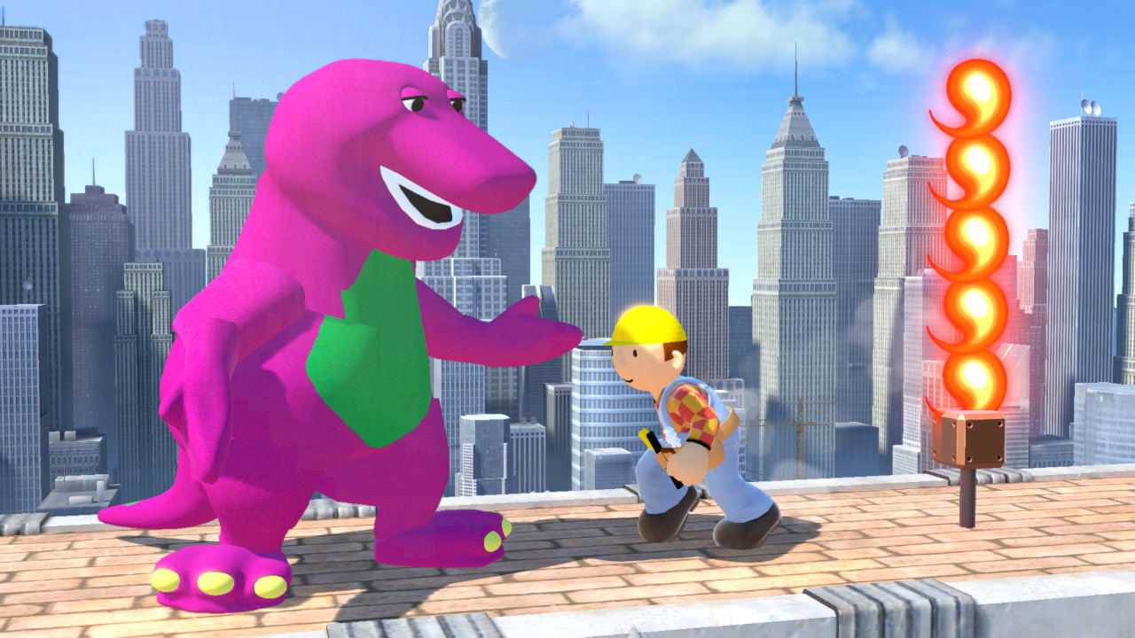 Barney The DINOSAUR Mod for Super Smash Bros. Ultimate | SSBU Mods