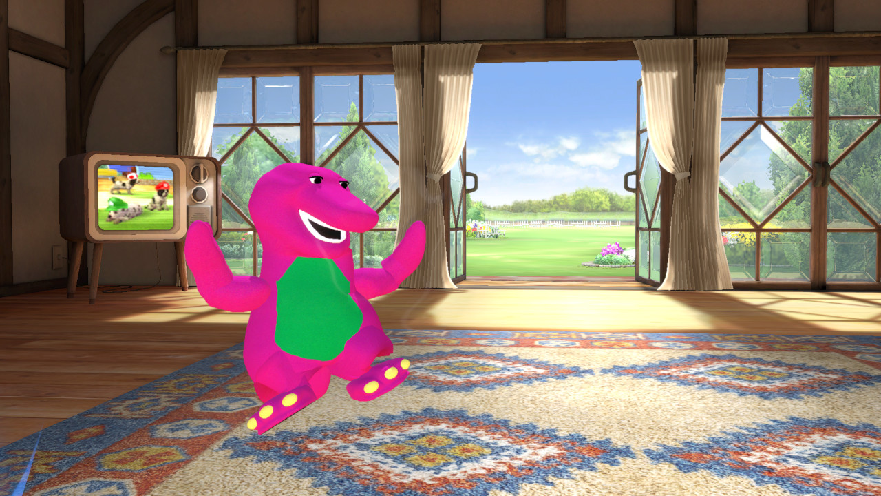 Barney The DINOSAUR Mod for Super Smash Bros. Ultimate | SSBU Mods