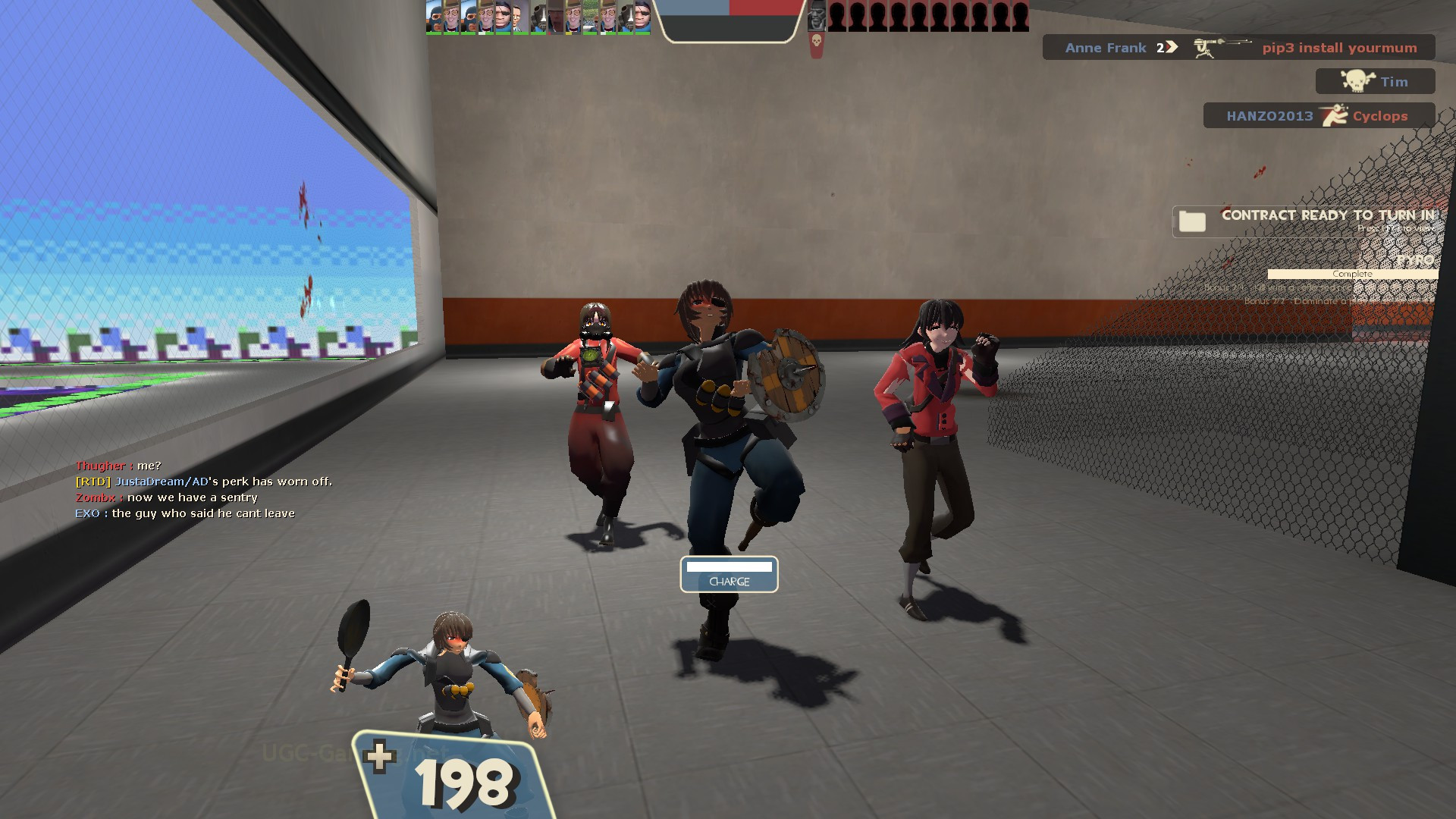 Azumanga Fortress - Demowoman Kagura Mod for Team Fortress 2 | TF2 Mods