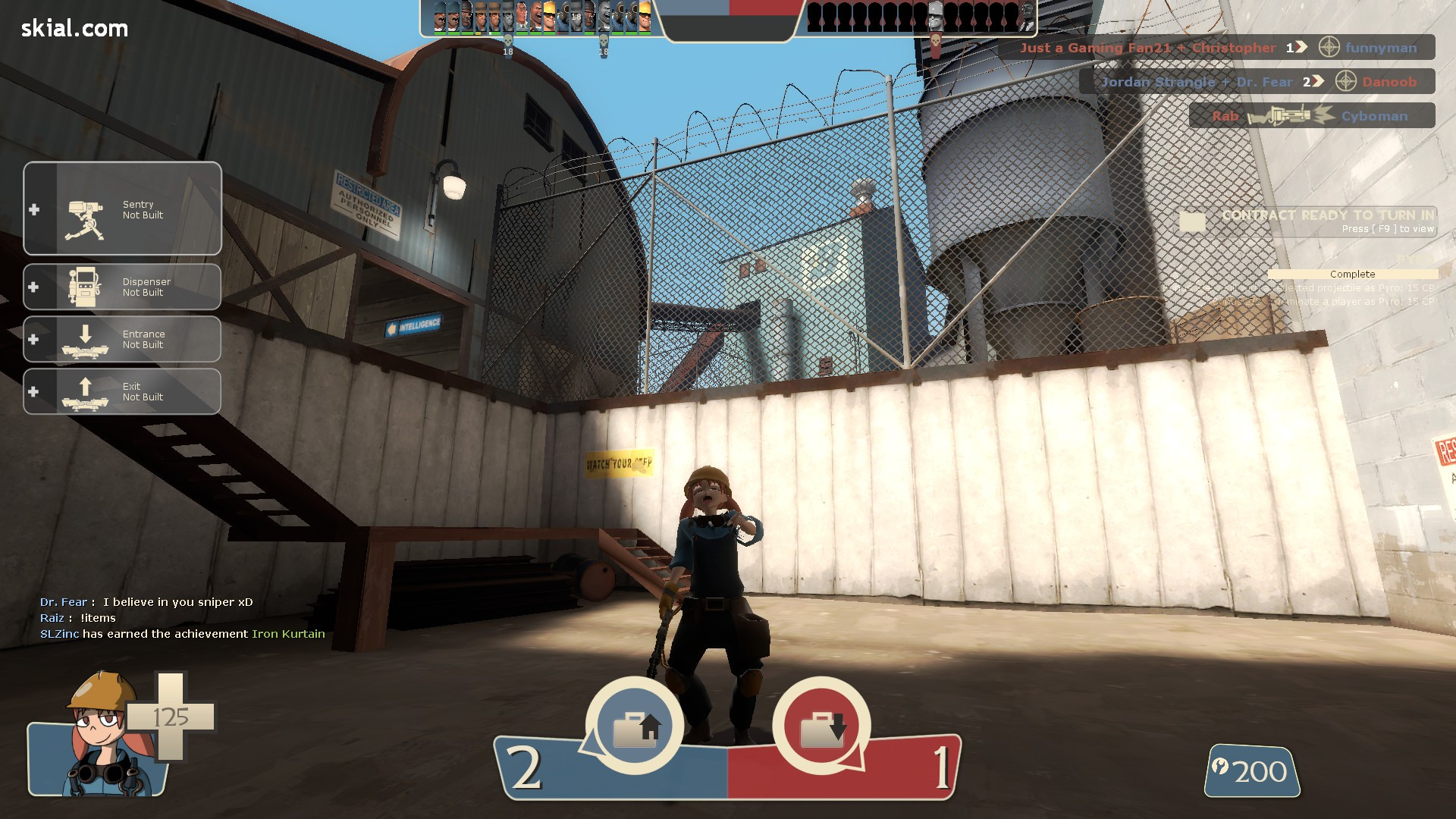 Azumanga Fortress - Engineer Chiyo & Mecha Sentry Mod for Team Fortress ...